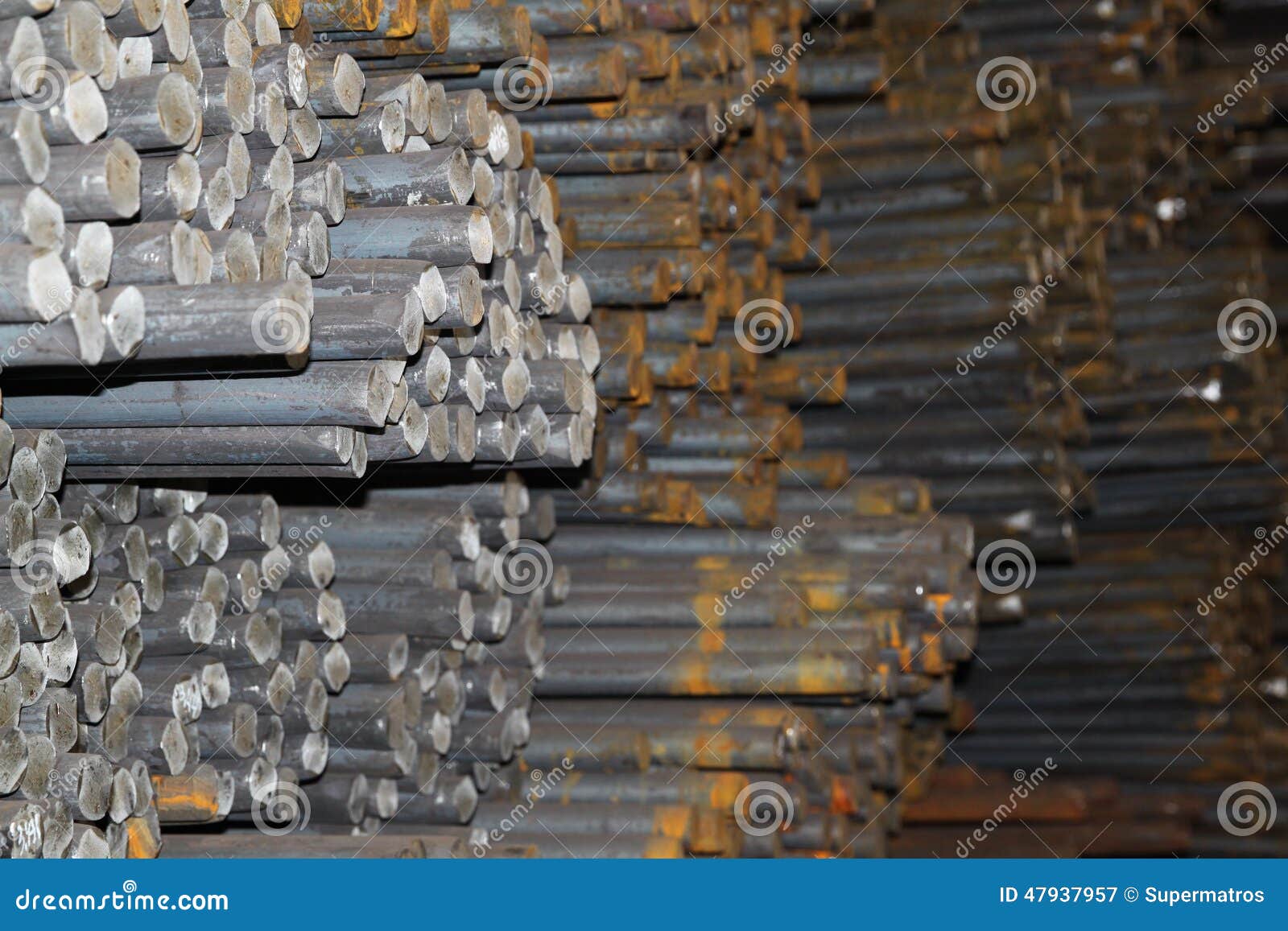 Round billet rods stock image. Image of number, iron - 47937957