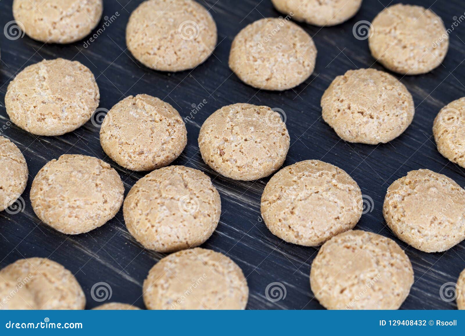 Round biscuit stock photo. Image of healthy, dietary - 129408432