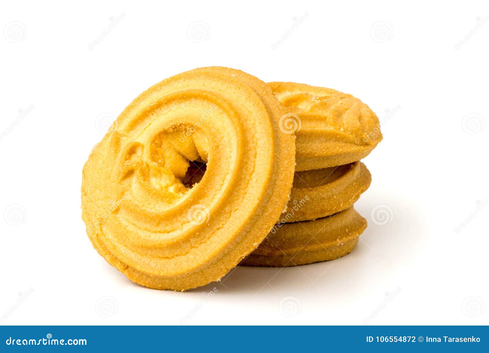 Round biscuit closeup. stock photo. Image of healthy - 106554872