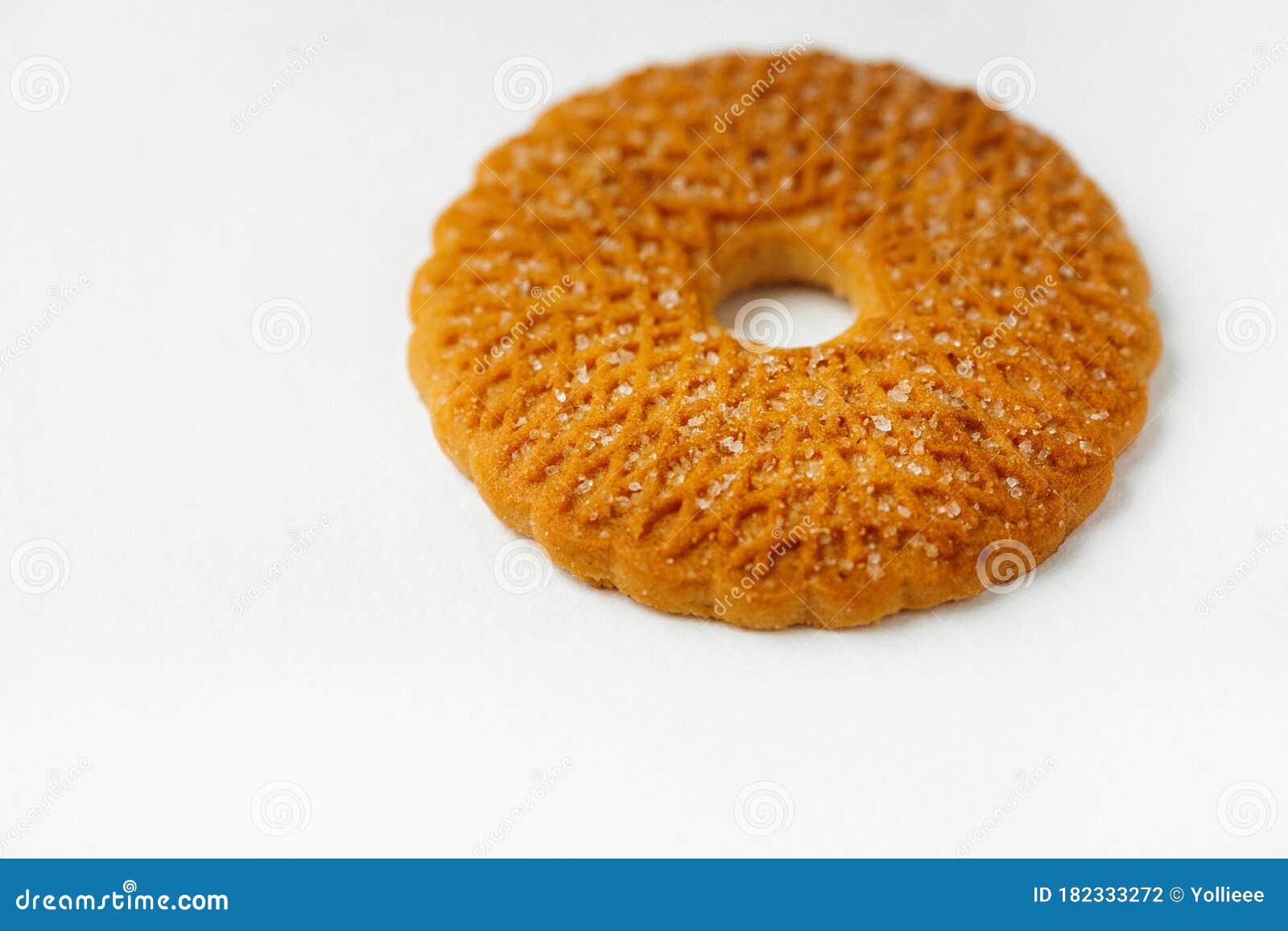 Round biscuit cookies stock photo. Image of shortbread - 182333272