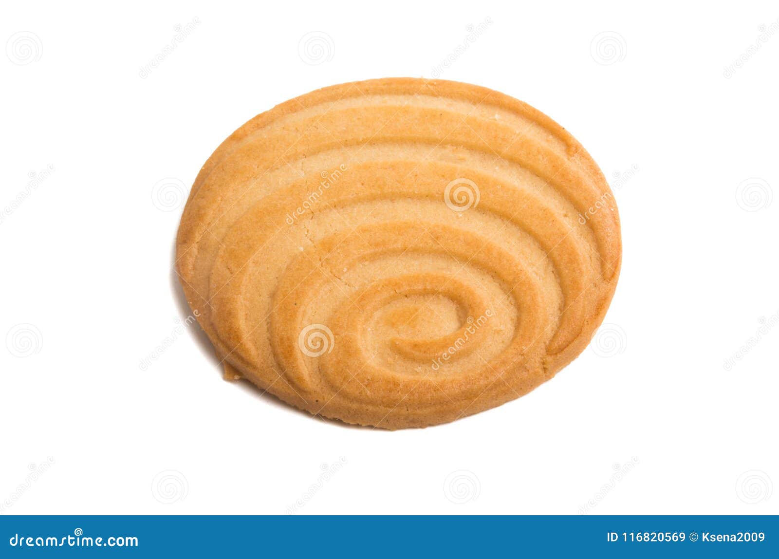 Round biscuit isolated stock image. Image of round, breakfast - 116820569