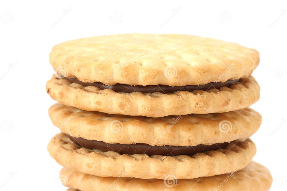 Round biscuits stock photo. Image of snack, circle, butter - 12596130