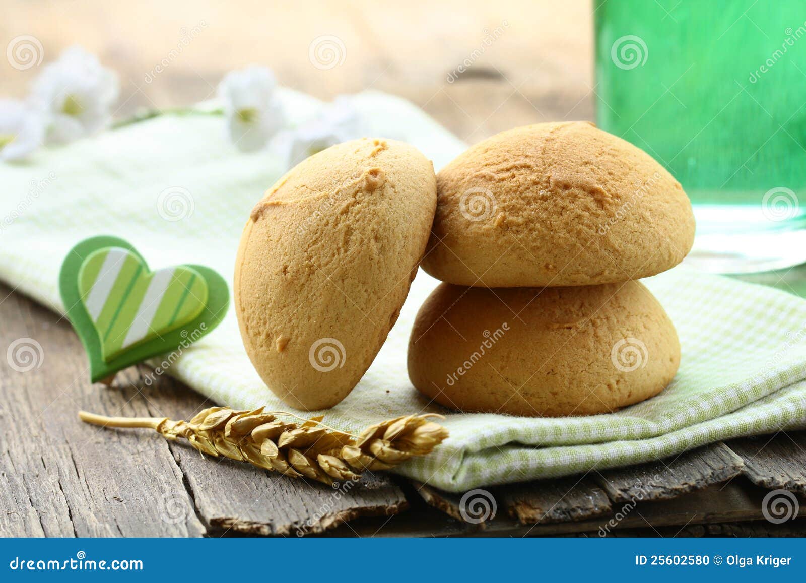 Round biscuits stock photo. Image of food, macro, cracker - 25602580