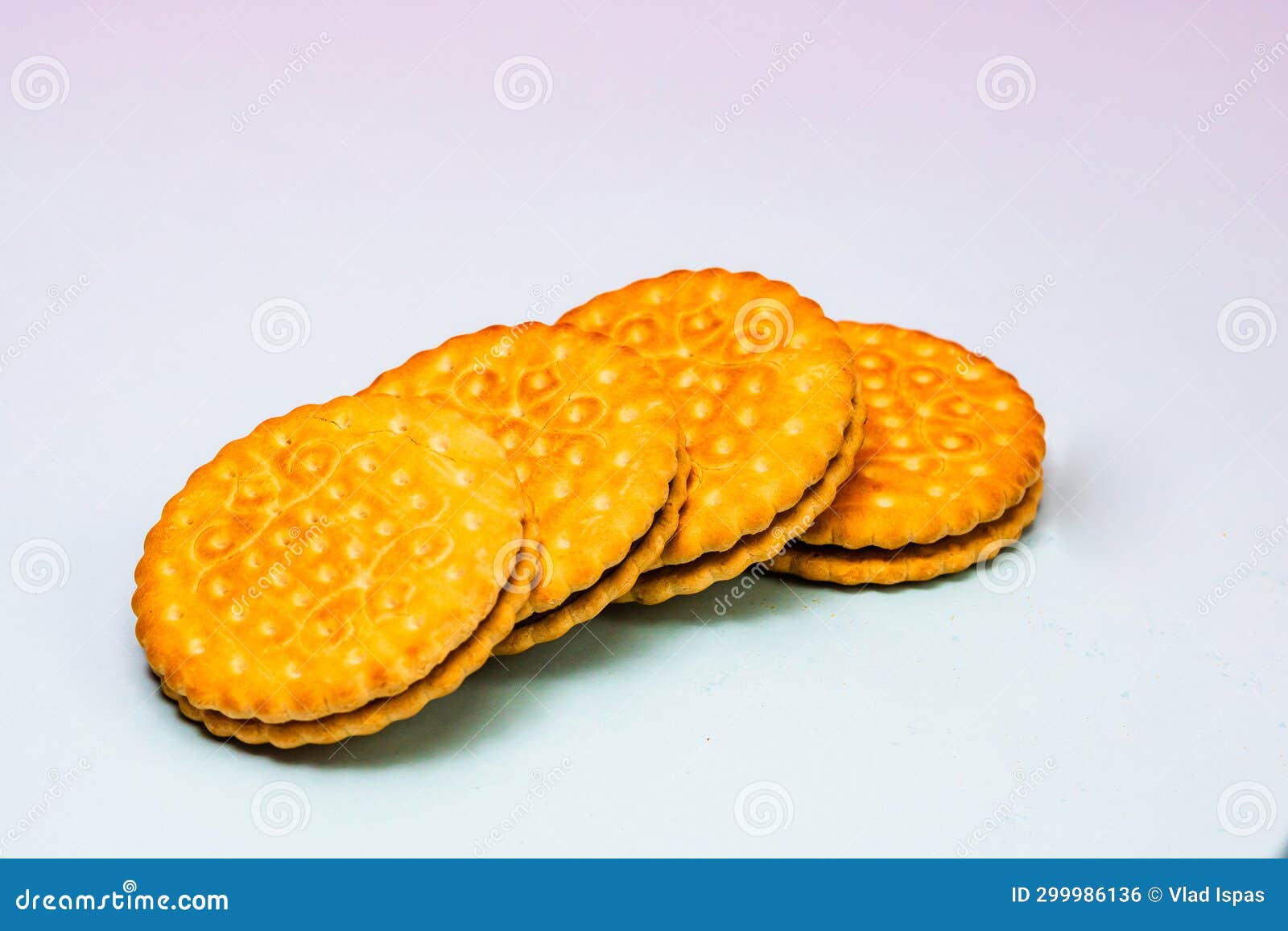 Round Biscuits with Chocolate Cream, Sandwich Biscuits with Chocolate ...