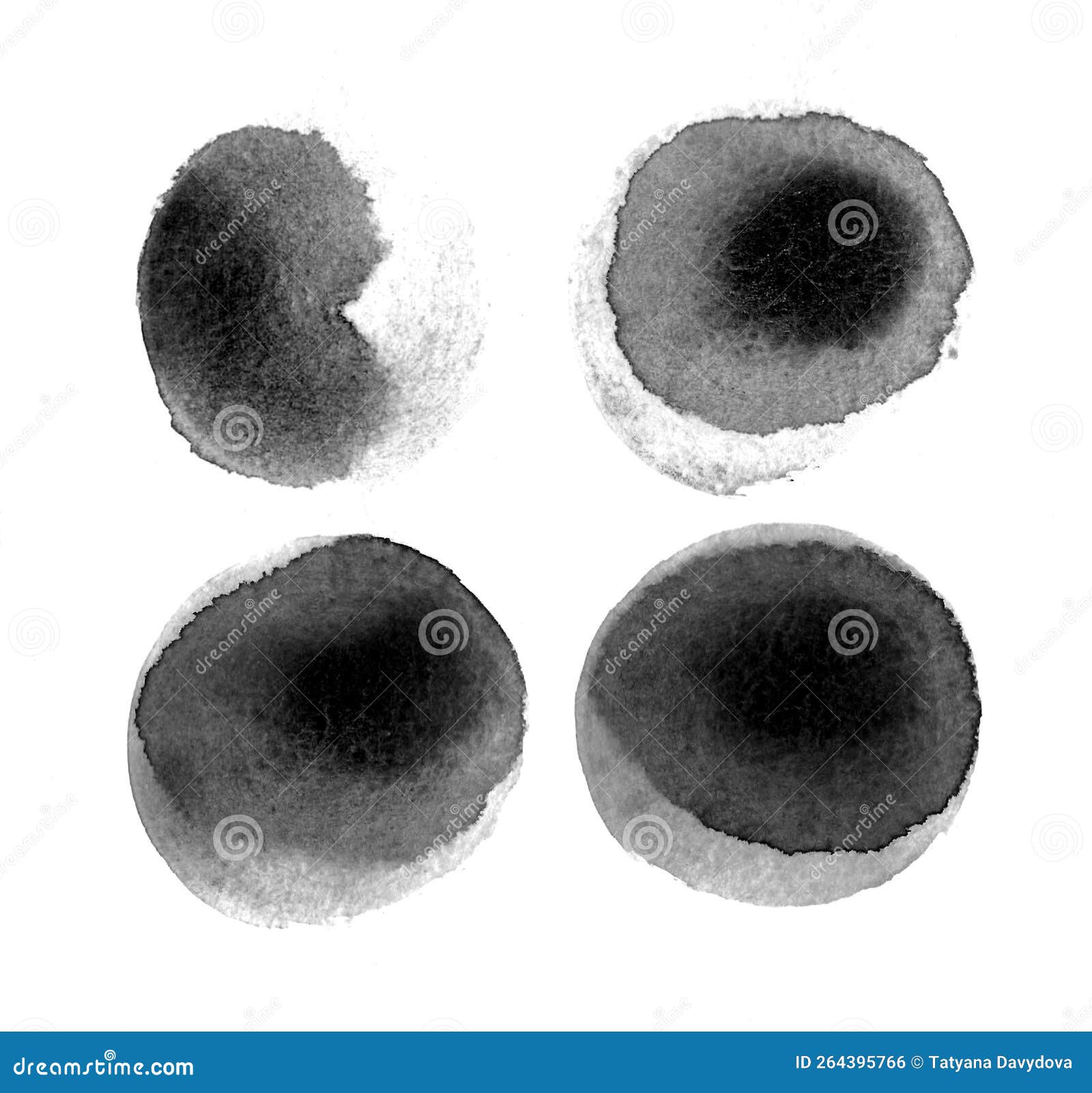 Round black spots. stock illustration. Illustration of line - 264395766