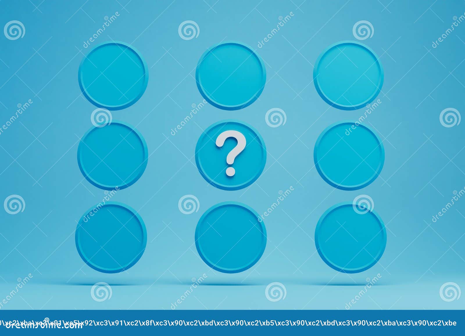 Round Blank Icons To Place Blue Text in the Middle of an Icon with a ...
