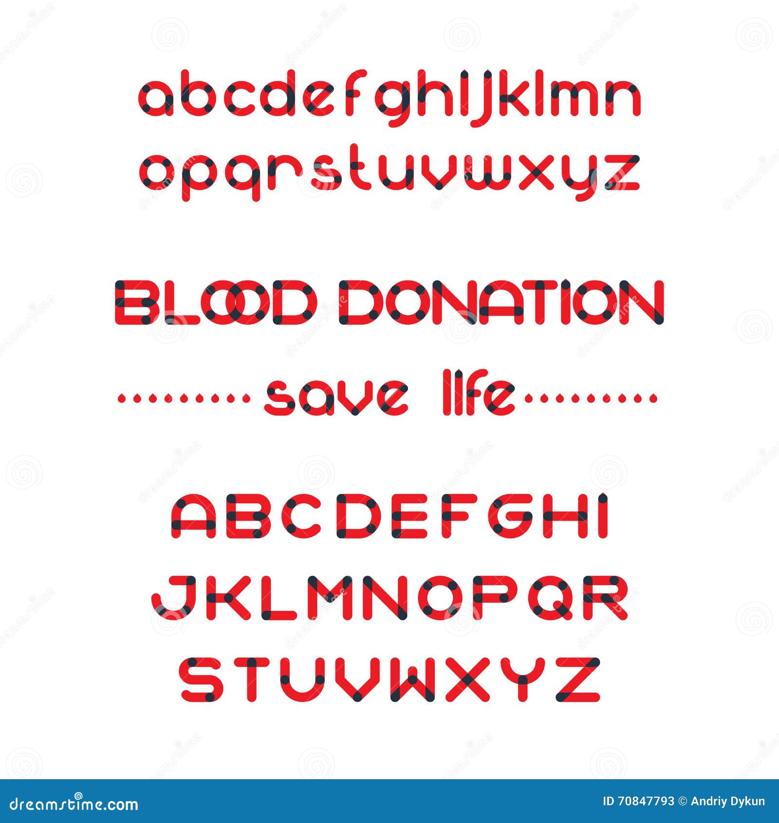 Blood Font. Halloween Bloody Vector Alphabet | CartoonDealer.com #158374698