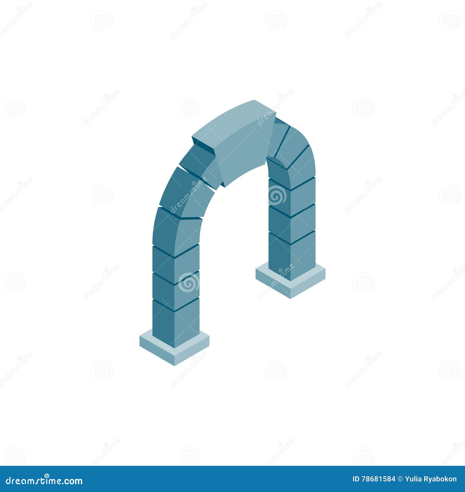 Arch Icon In Trendy Design Style. Arch Icon Isolated On White ...