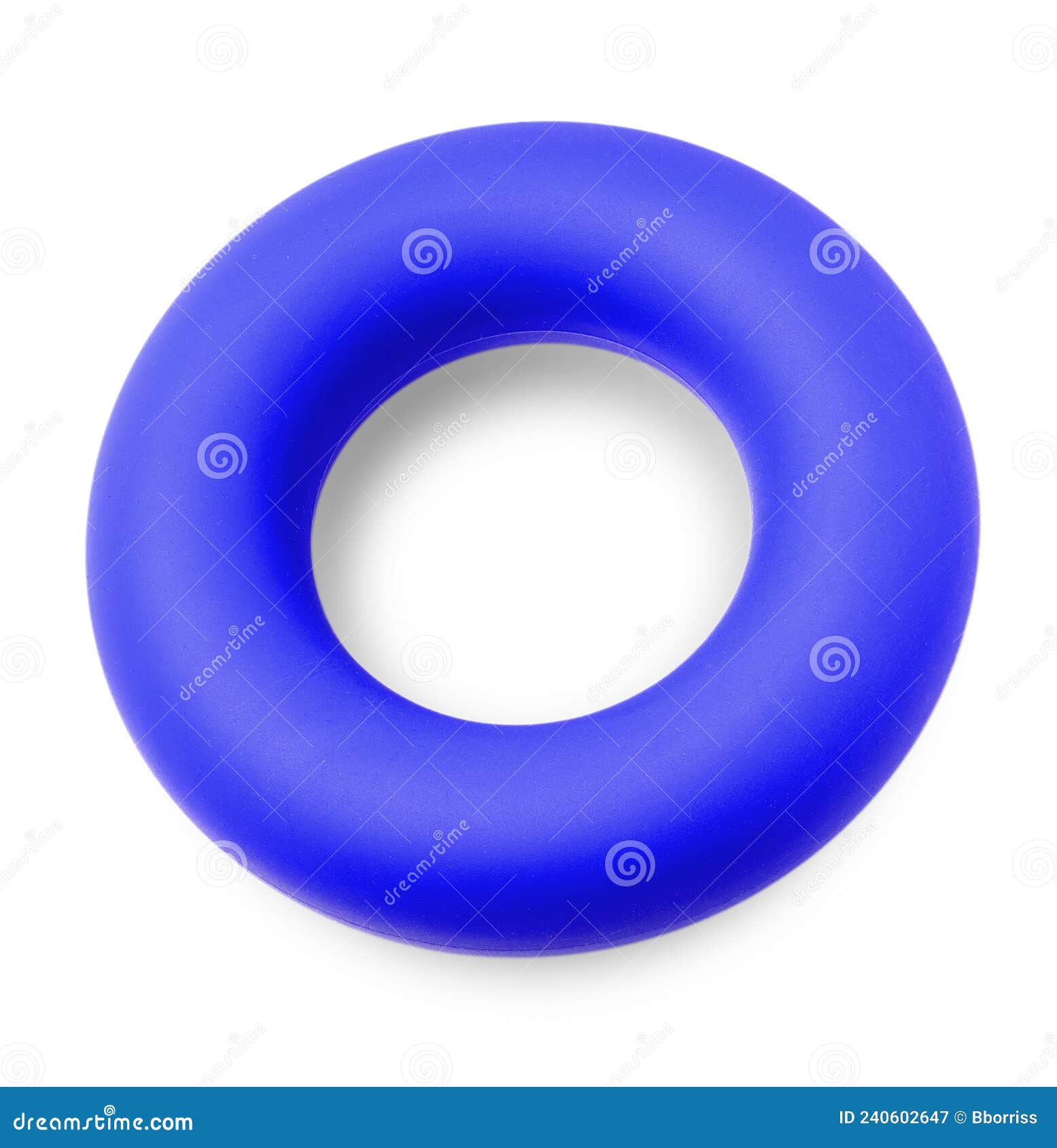 Round Blue Carpal Expander Carved Isolated on a White Background Stock ...