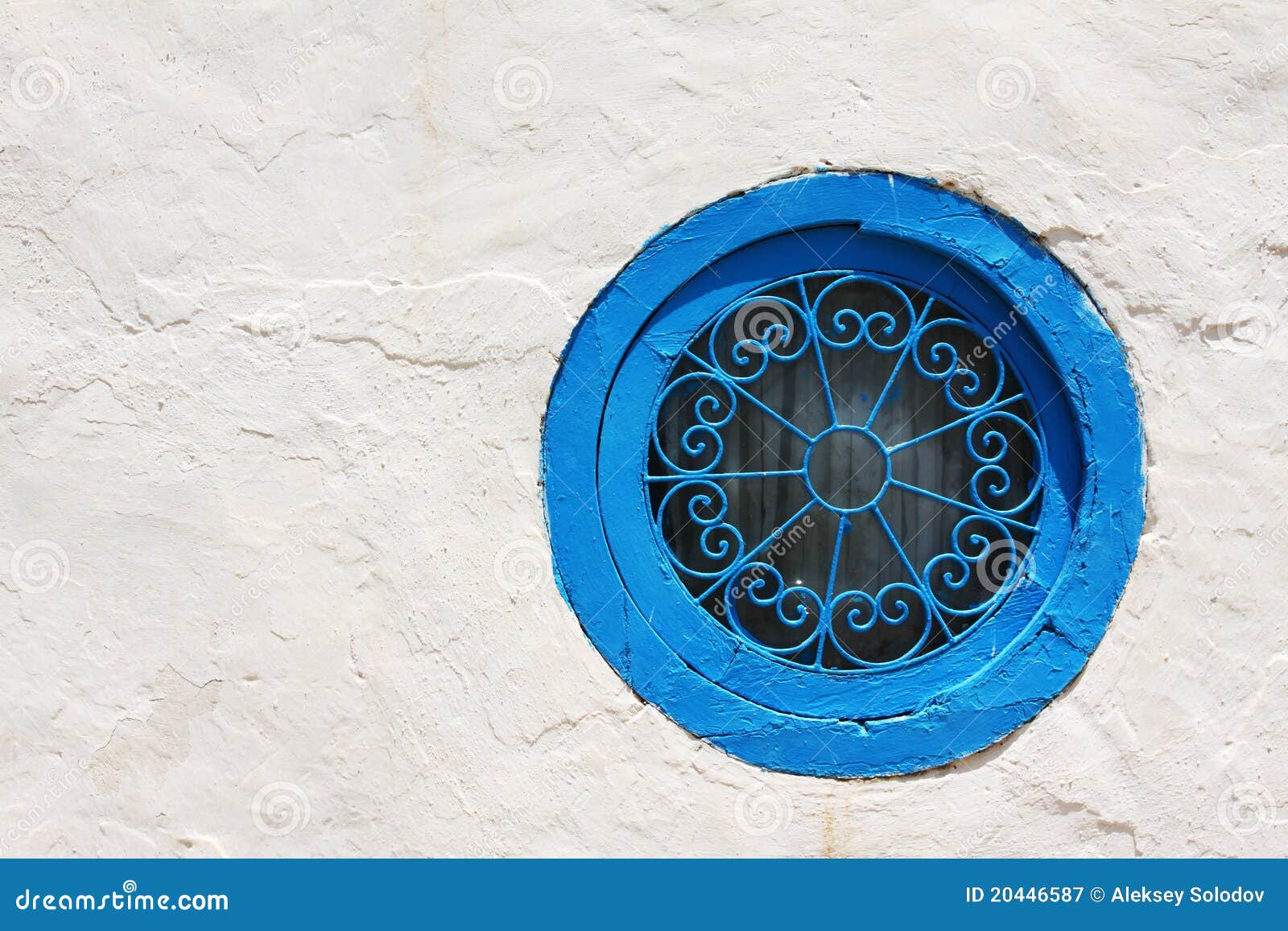 Round blue window stock image. Image of architecture - 20446587