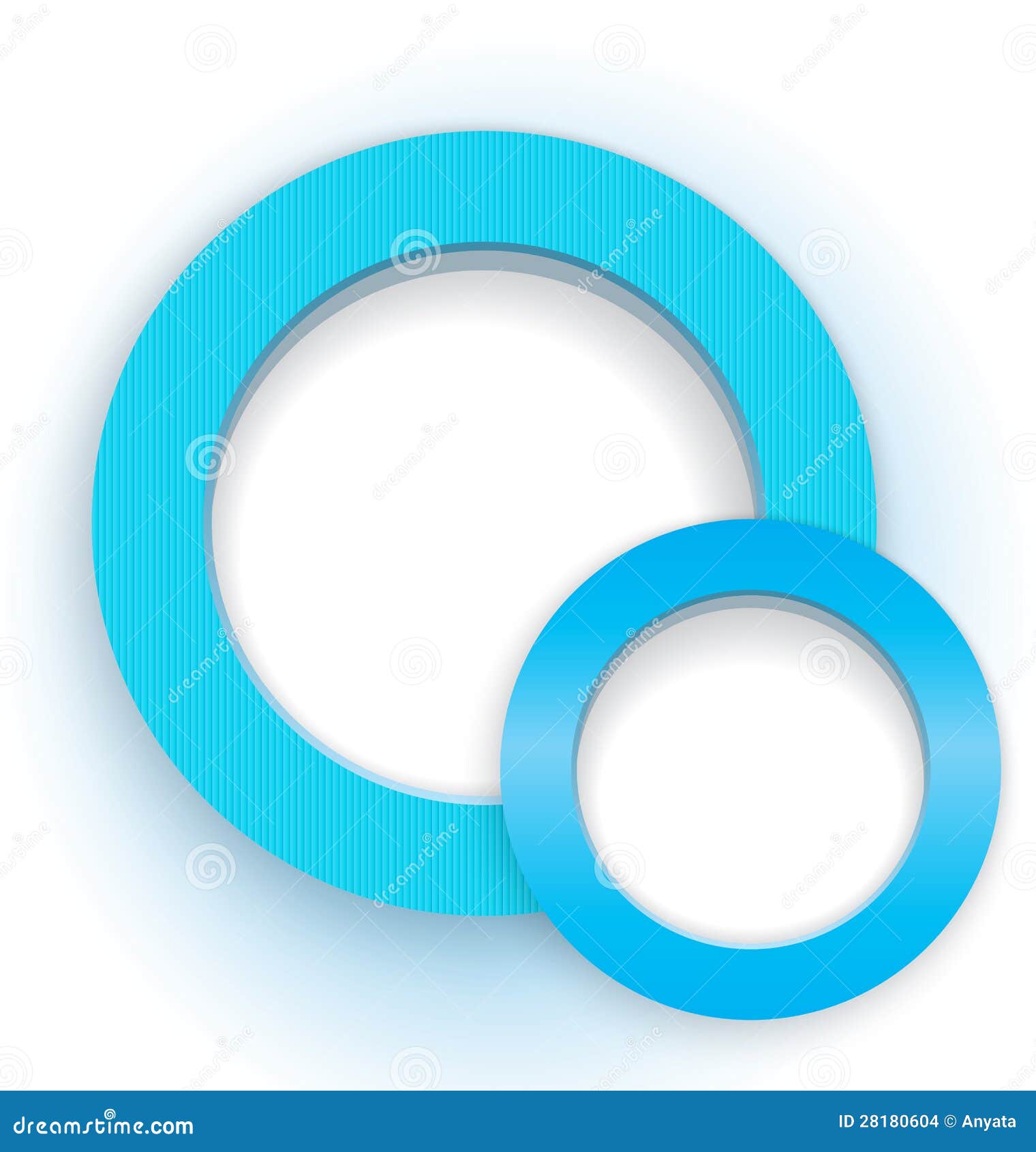 Round borders two vector stock vector. Illustration of bolder - 28180604