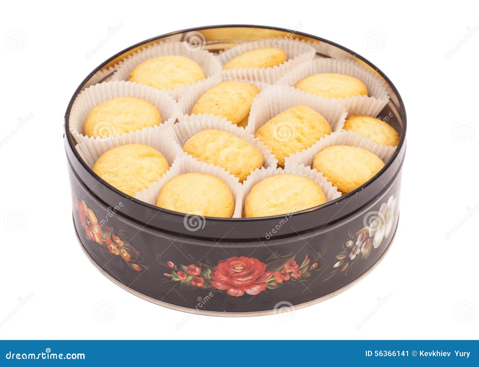 Round box with cookies i stock image. Image of milk, healthy - 56366141