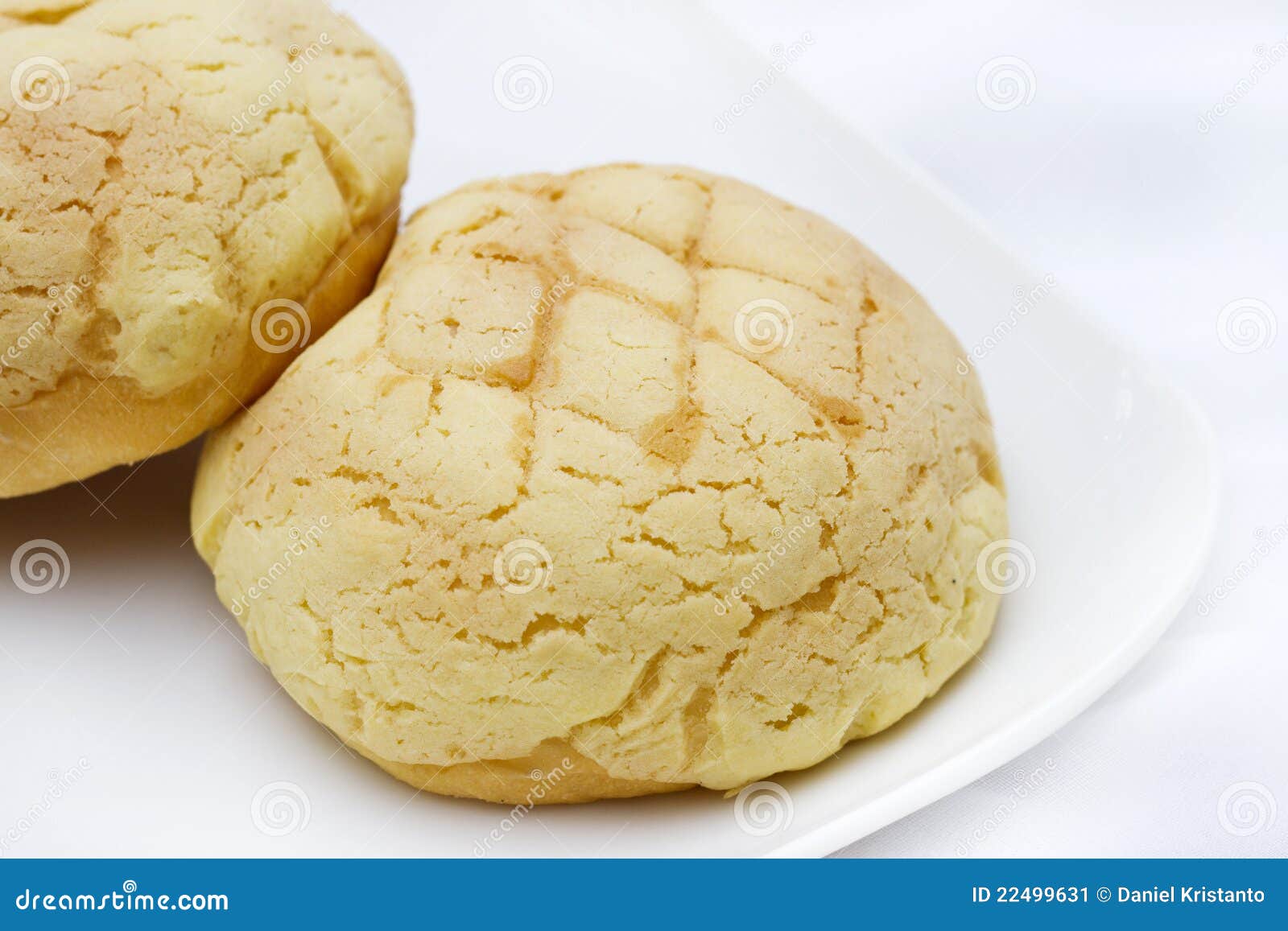 Round bread stock image. Image of good, plate, brown - 22499631