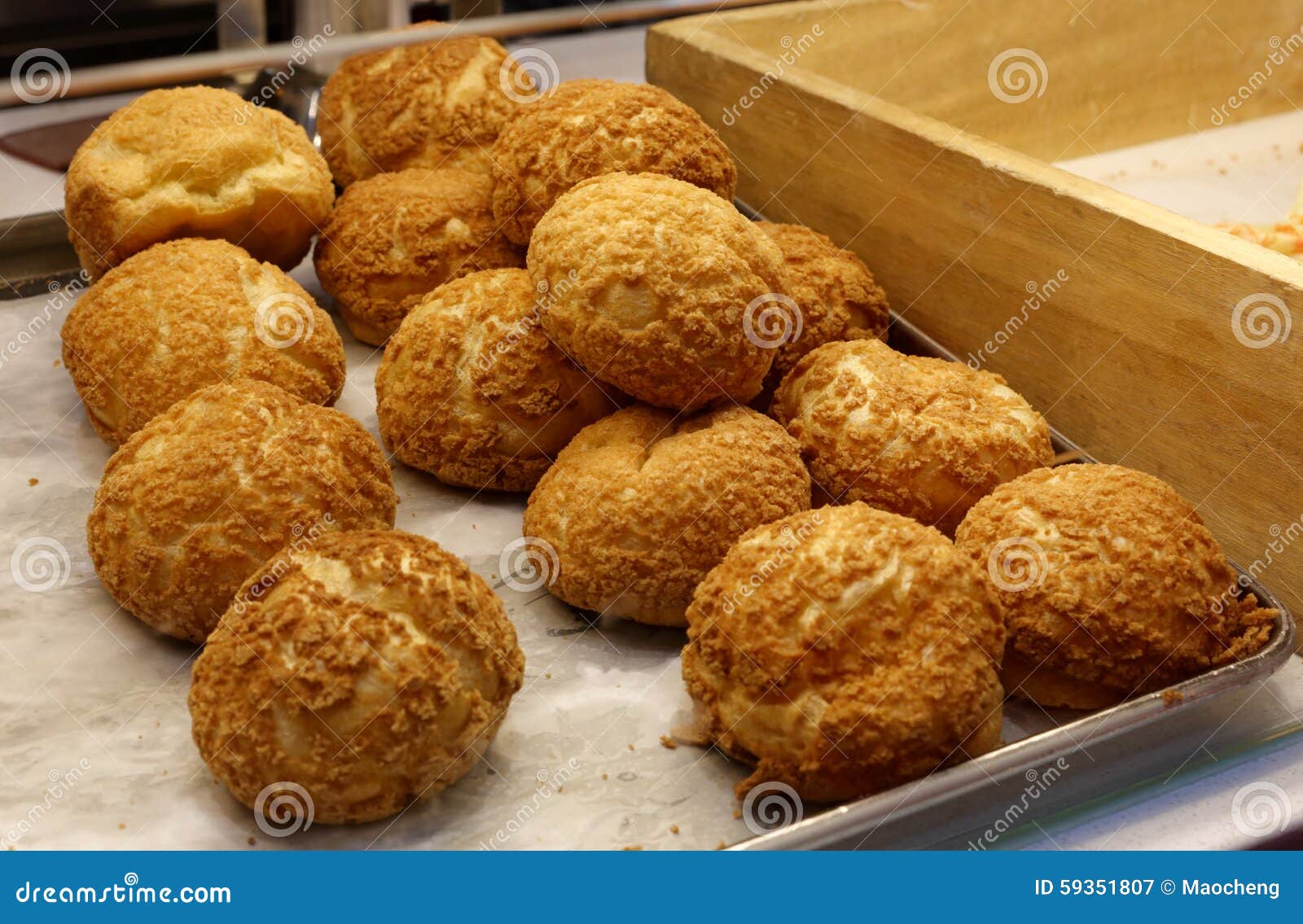 Round bread stock image. Image of flour, bread, bakery - 59351807