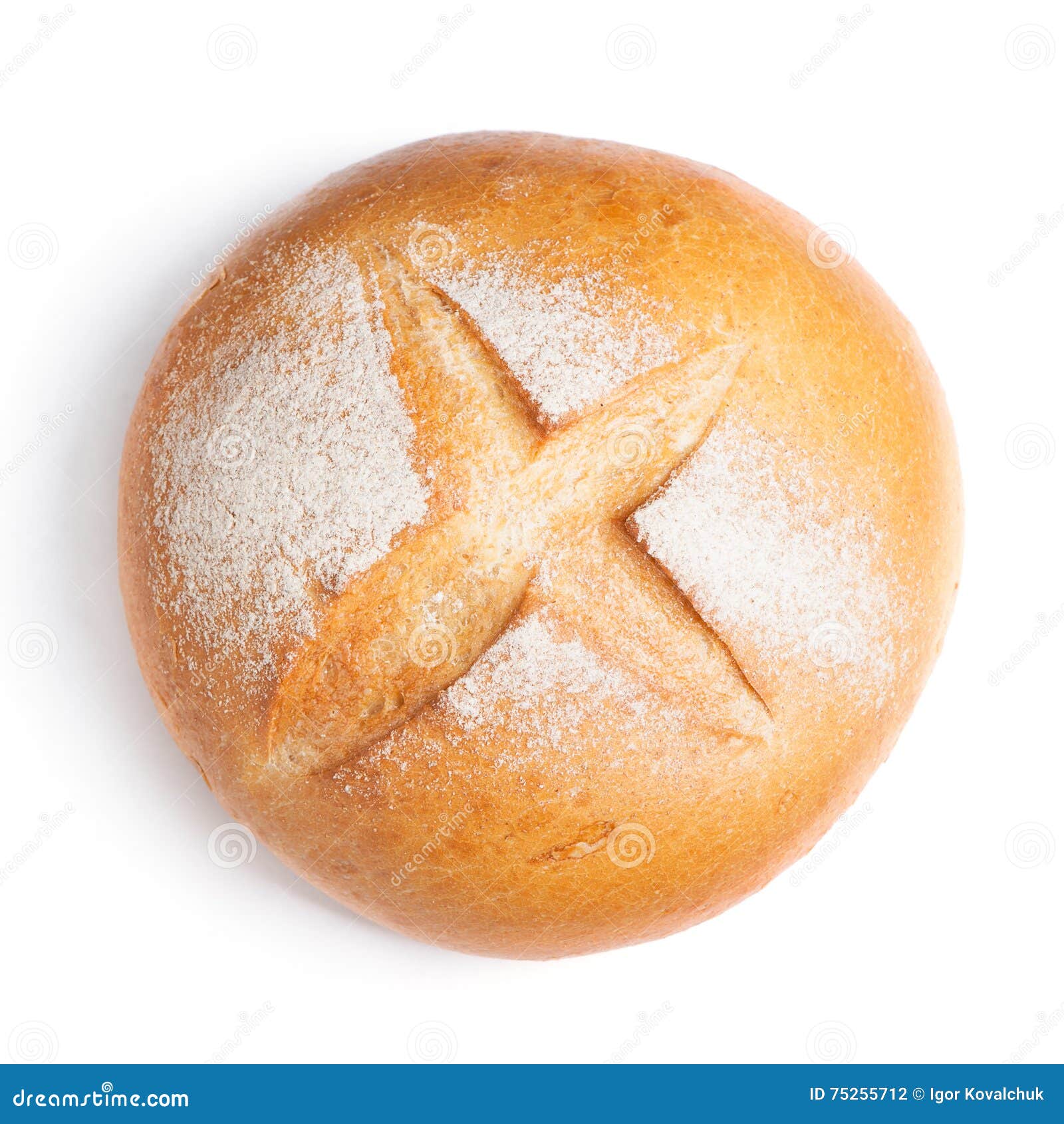 Round bread stock photo. Image of russian, grain, food - 75255712