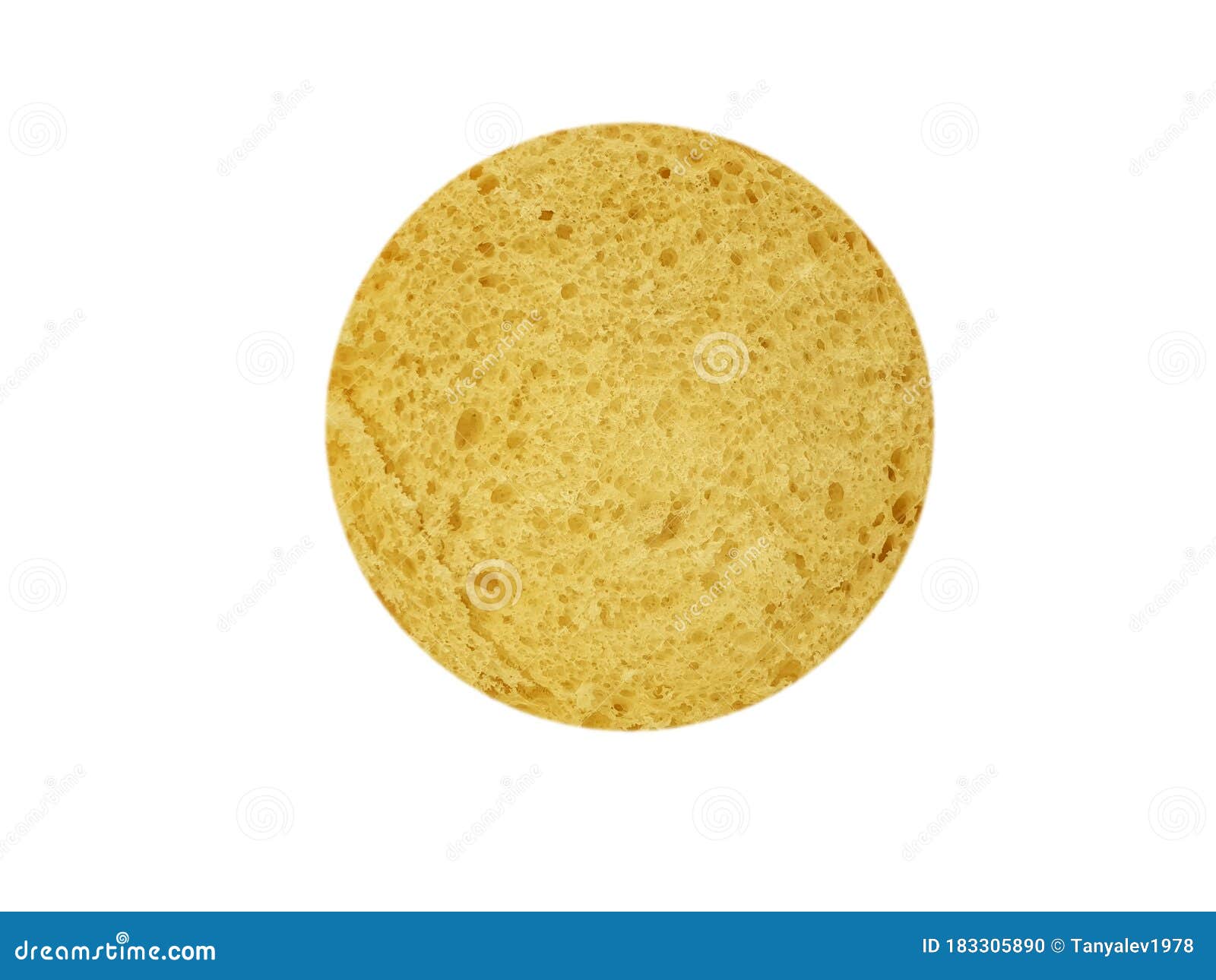 Round Bread Sliced isolated on a White Background Stock Photo - Image ...
