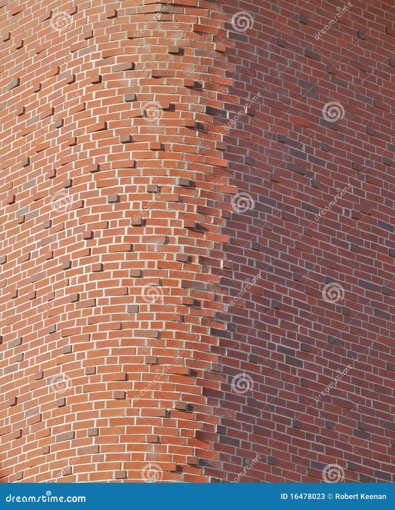 Round Brick Corner stock image. Image of architectural - 16478023