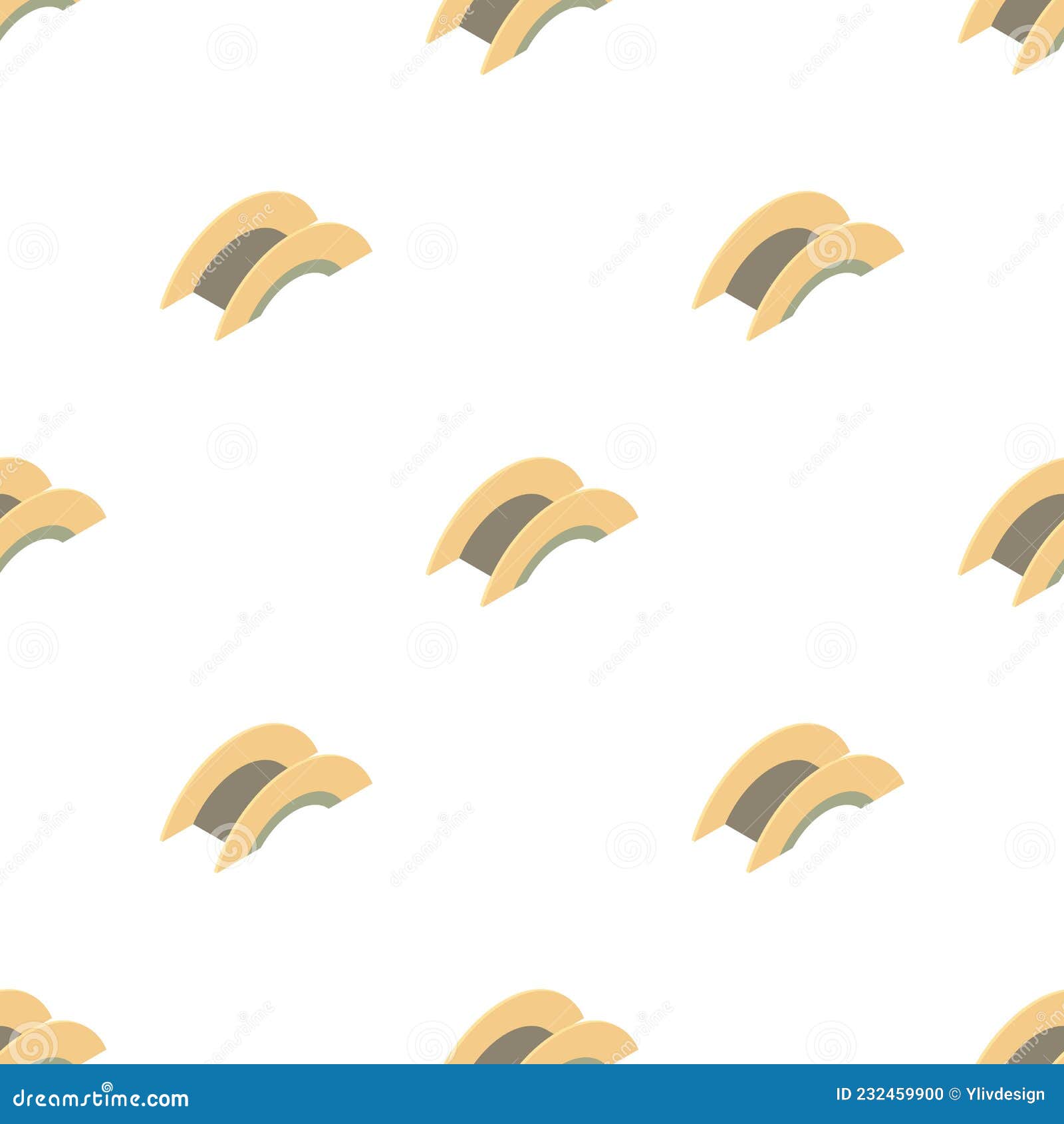 Round Bridge Pattern Seamless Vector Stock Vector - Illustration of ...