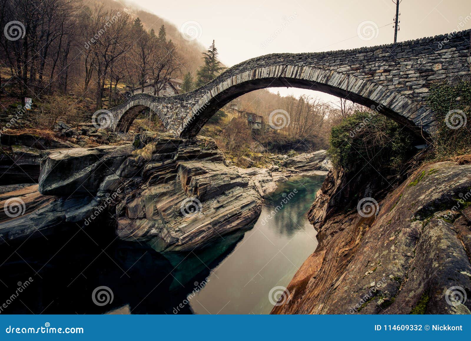 The Round Bridges of Ticino Italy Stock Photo - Image of enthusiastic ...