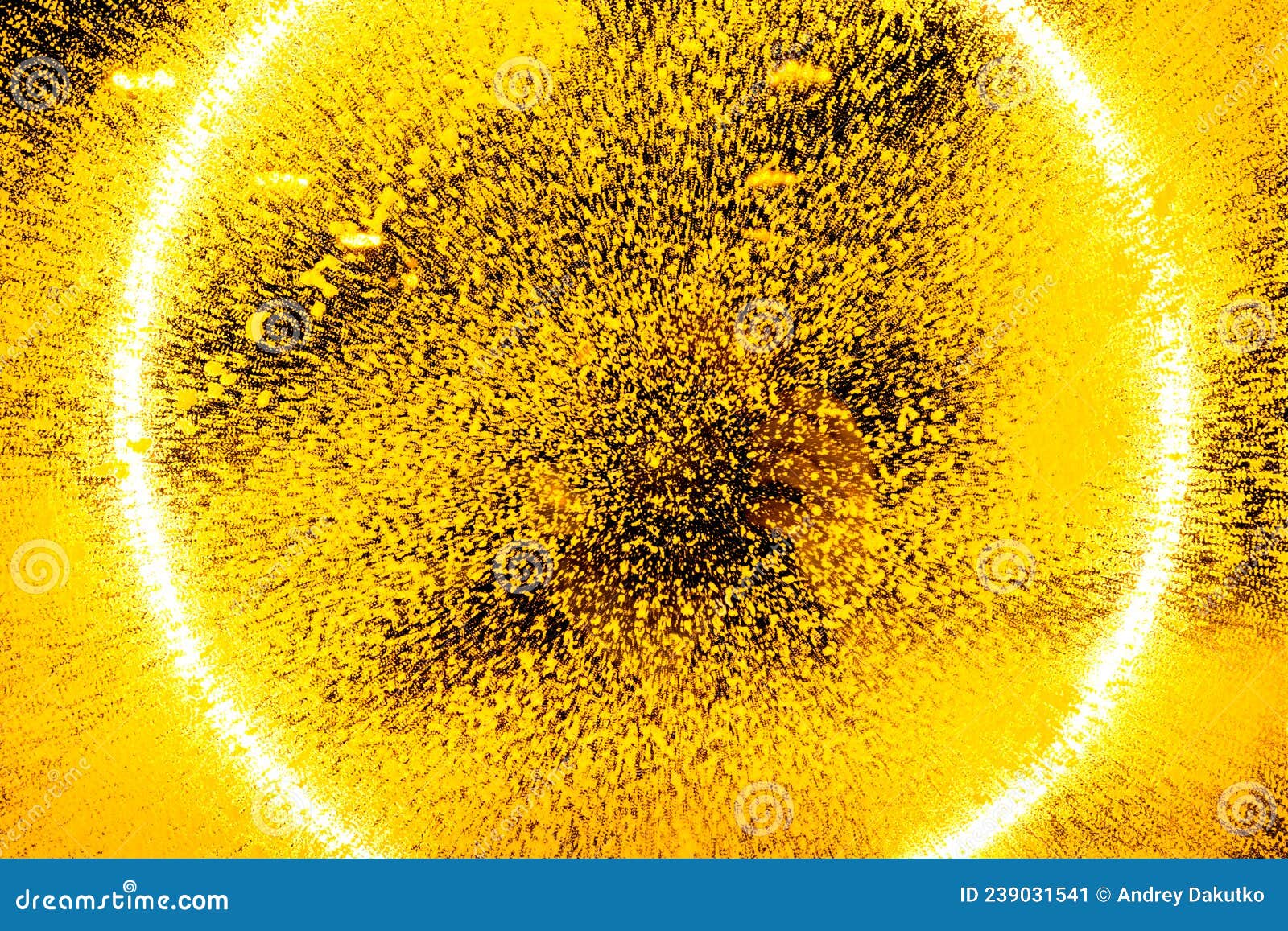 Round Bright Circular Glare Ring Effect Circle Light Halo Abstract ...