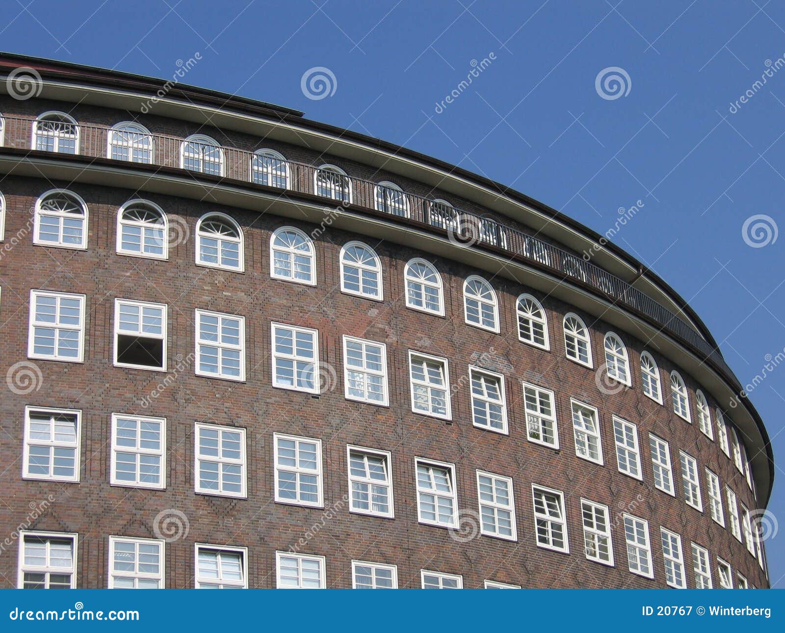 Round Building stock image. Image of windows, mortar, buildings - 20767