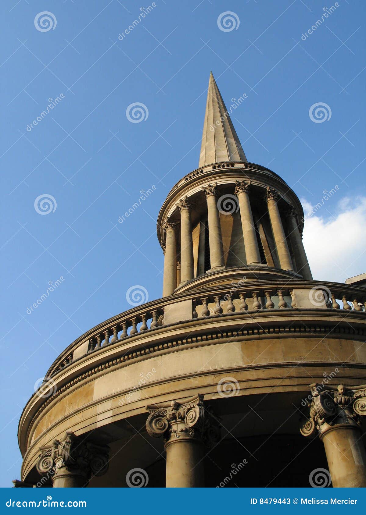 Round building stock image. Image of blue, rustic, history - 8479443