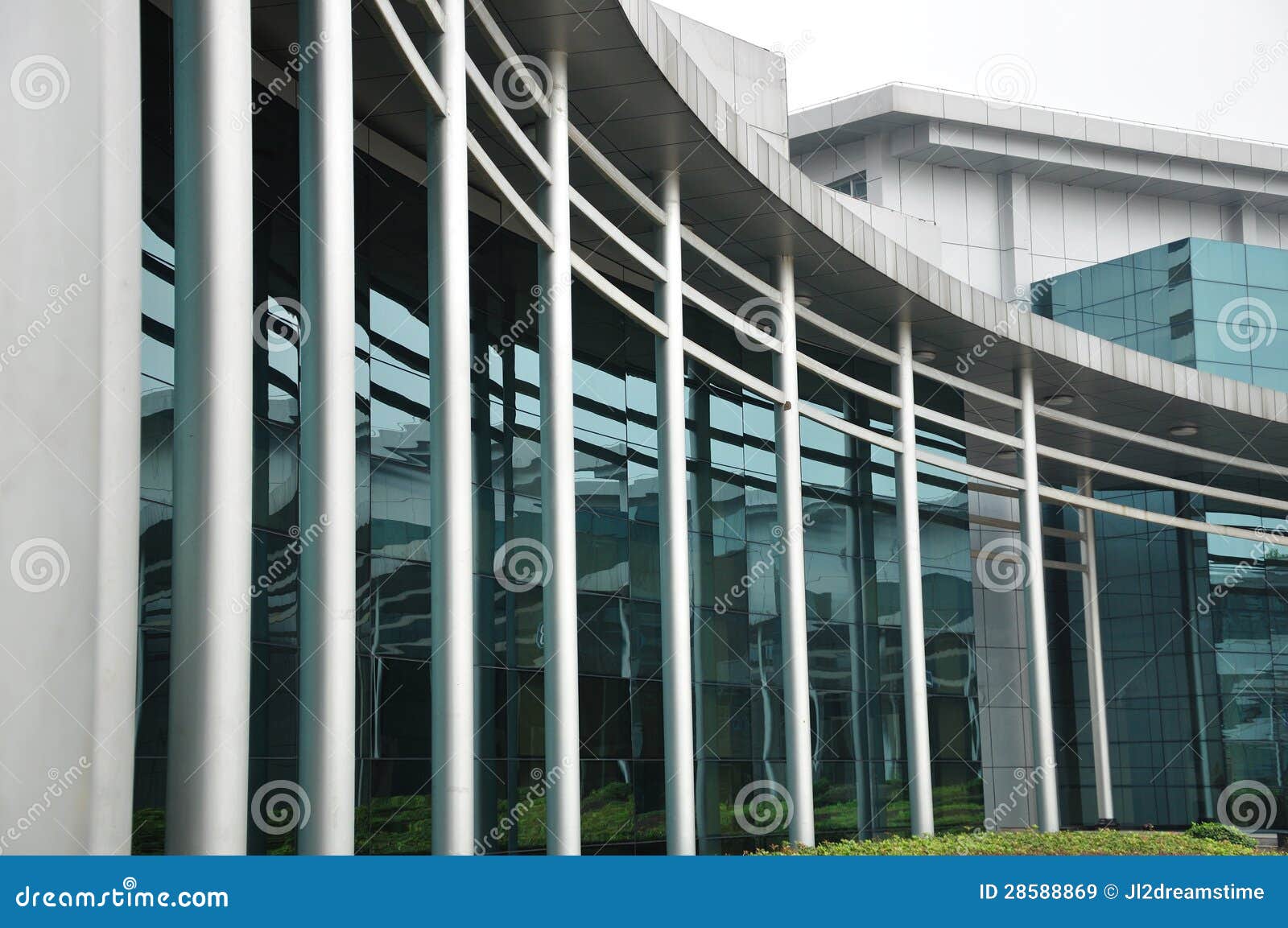 Round Building with Pillars Stock Image - Image of building, pattern ...