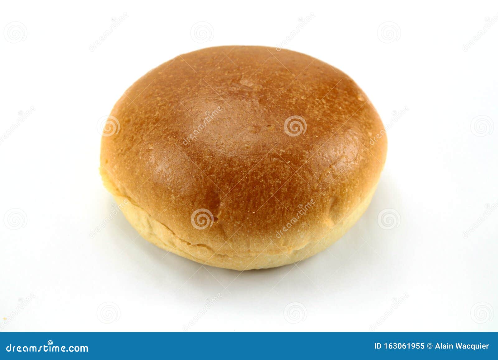 Round bun stock image. Image of white, background, roll - 163061955