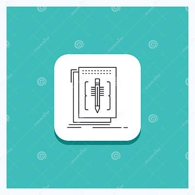 Round Button for Code, Edit, Editor, Language, Program Line Icon ...