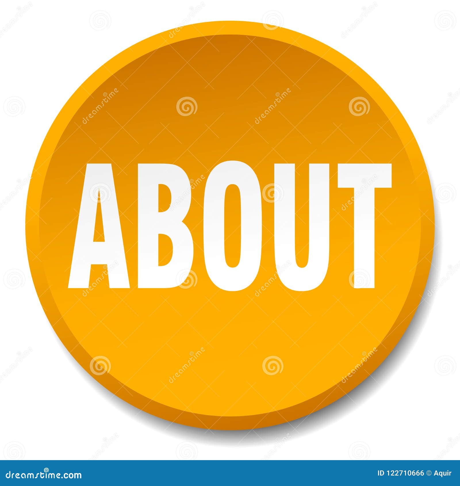 About button stock vector. Illustration of flat, badge - 122710666