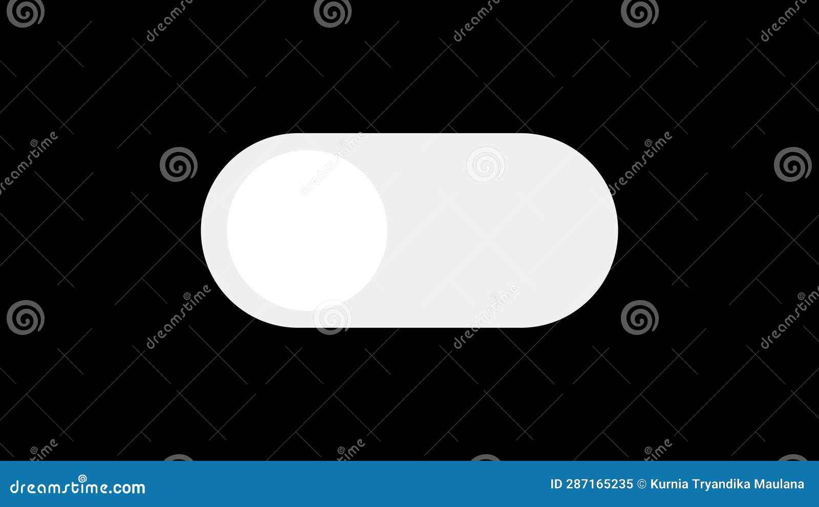 Round Button Slide Switch on and Off on Mobile Iphone and Leptop Screen ...