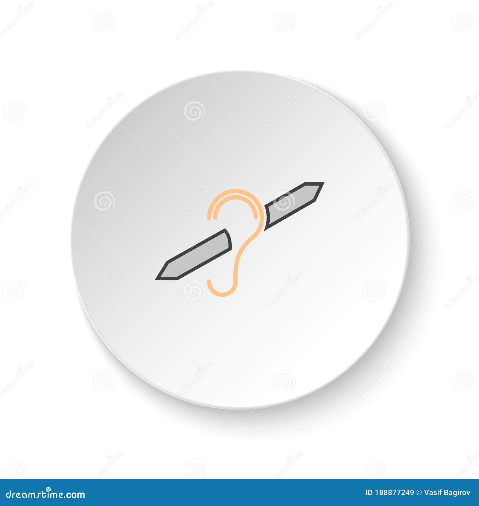 Audition Sign Blue Neon Icon. Simple Element Illustration From Map And ...