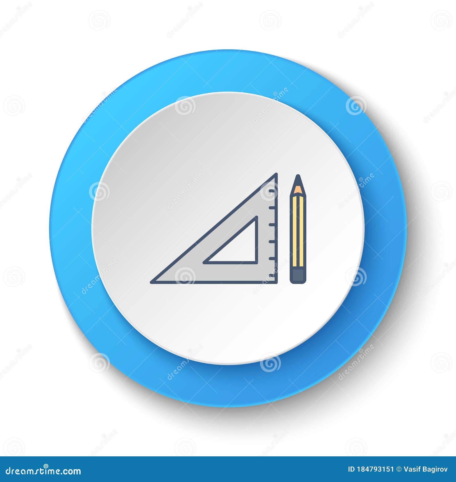 Round Button for Web Icon, Building, Construction, Industry ...