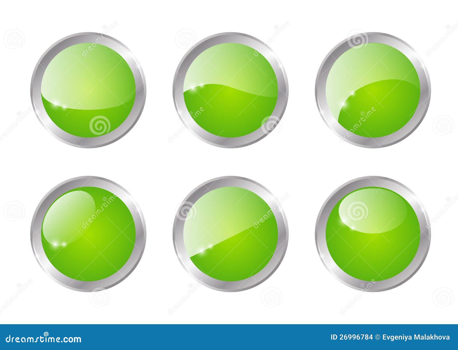 Round buttons stock vector. Illustration of isolated - 26996784