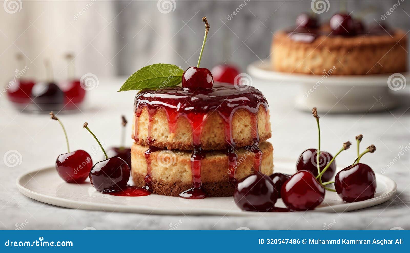 Round Cake With Icing And Sprinkles Being Iced With Wavy Lines Vector ...