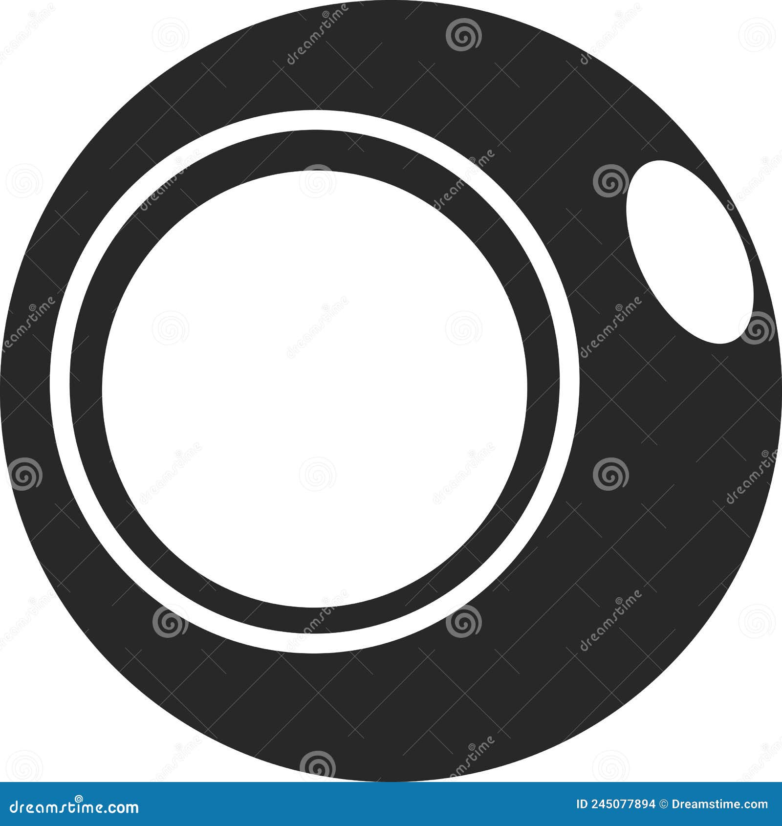 The Round Capsule of the Cosmonaut. Vector Image. Stock Vector ...