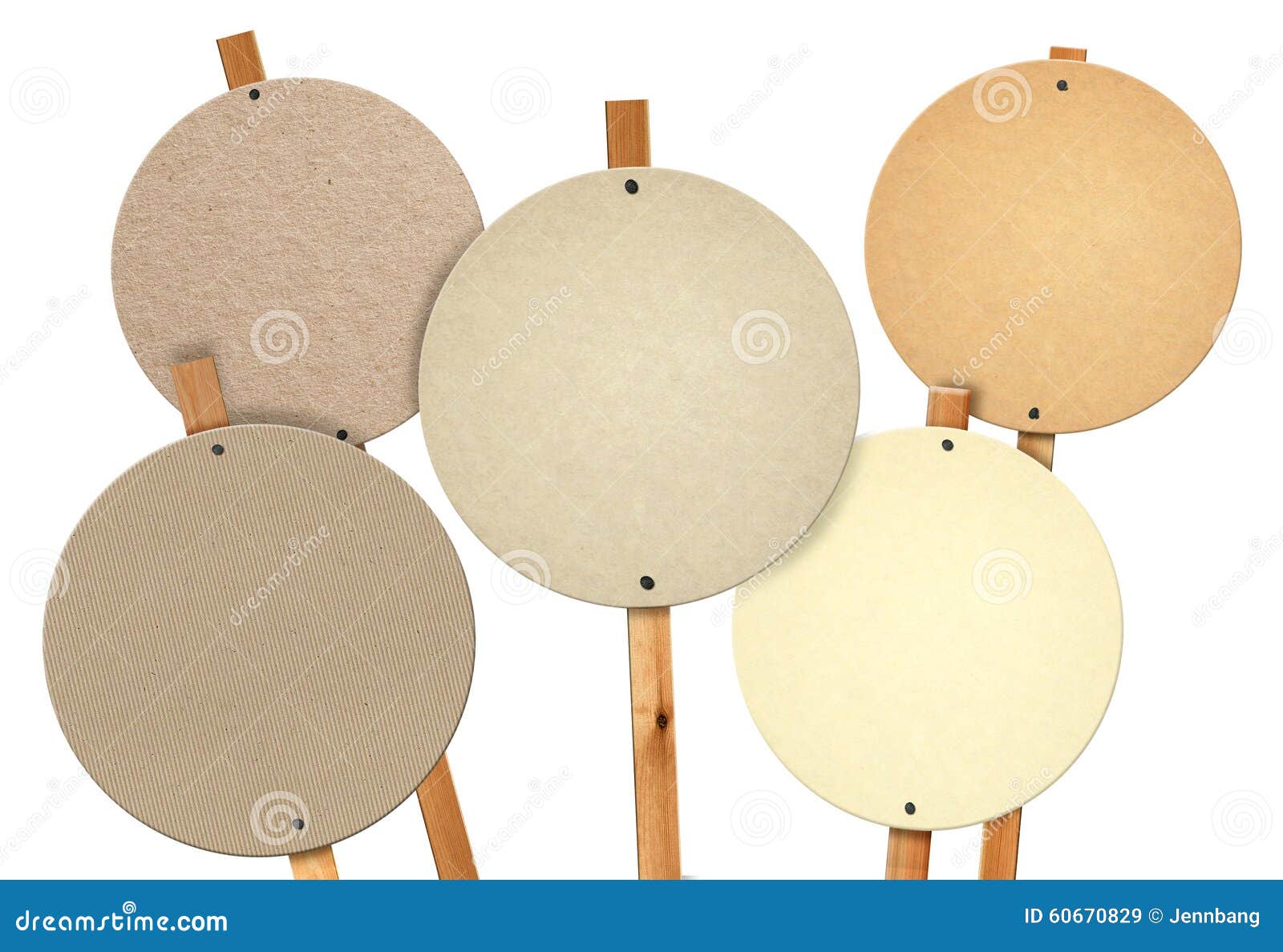 Round card board sign stock image. Image of background - 60670829