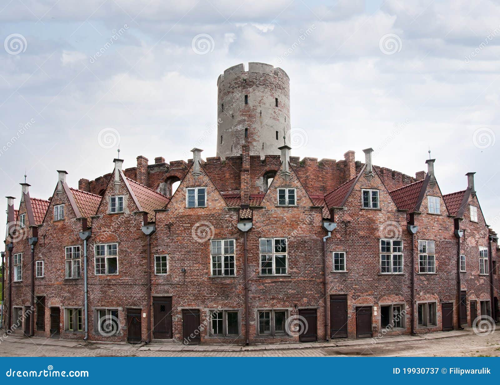 Round castle stock image. Image of chimney, building - 19930737