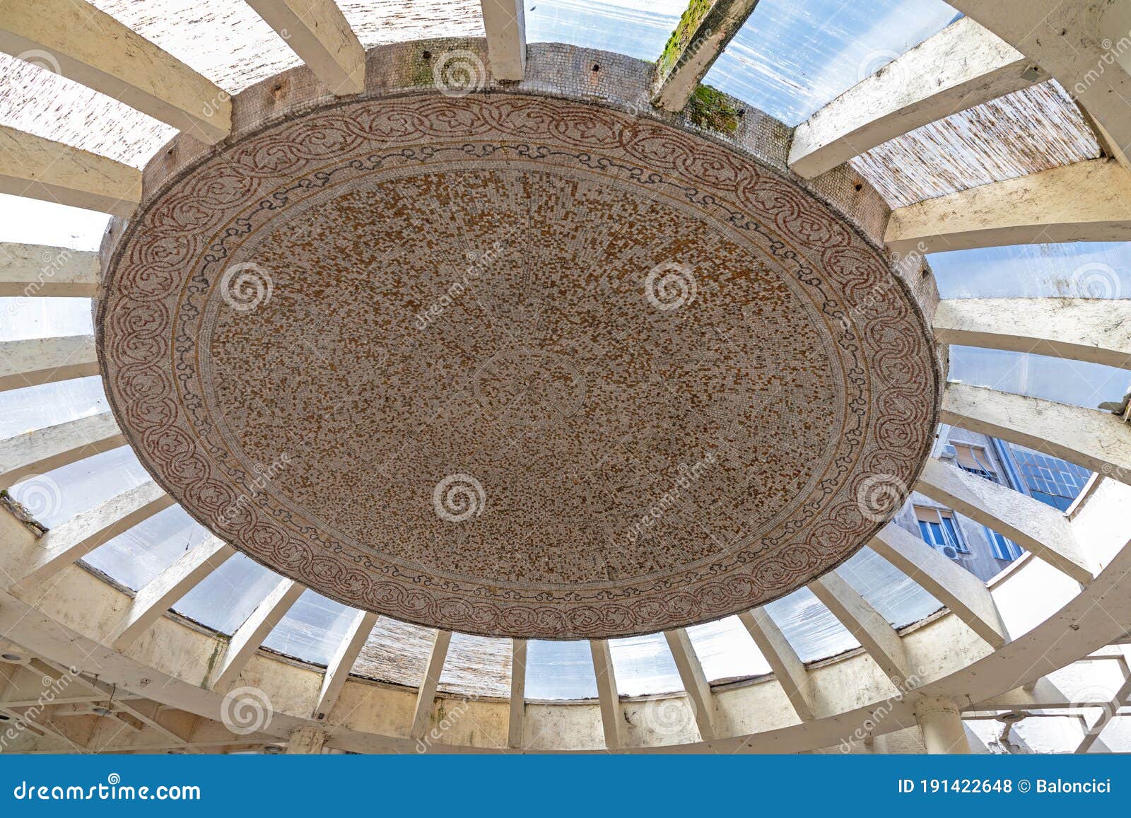 Ceiling Round stock photo. Image of europe, structure - 191422648