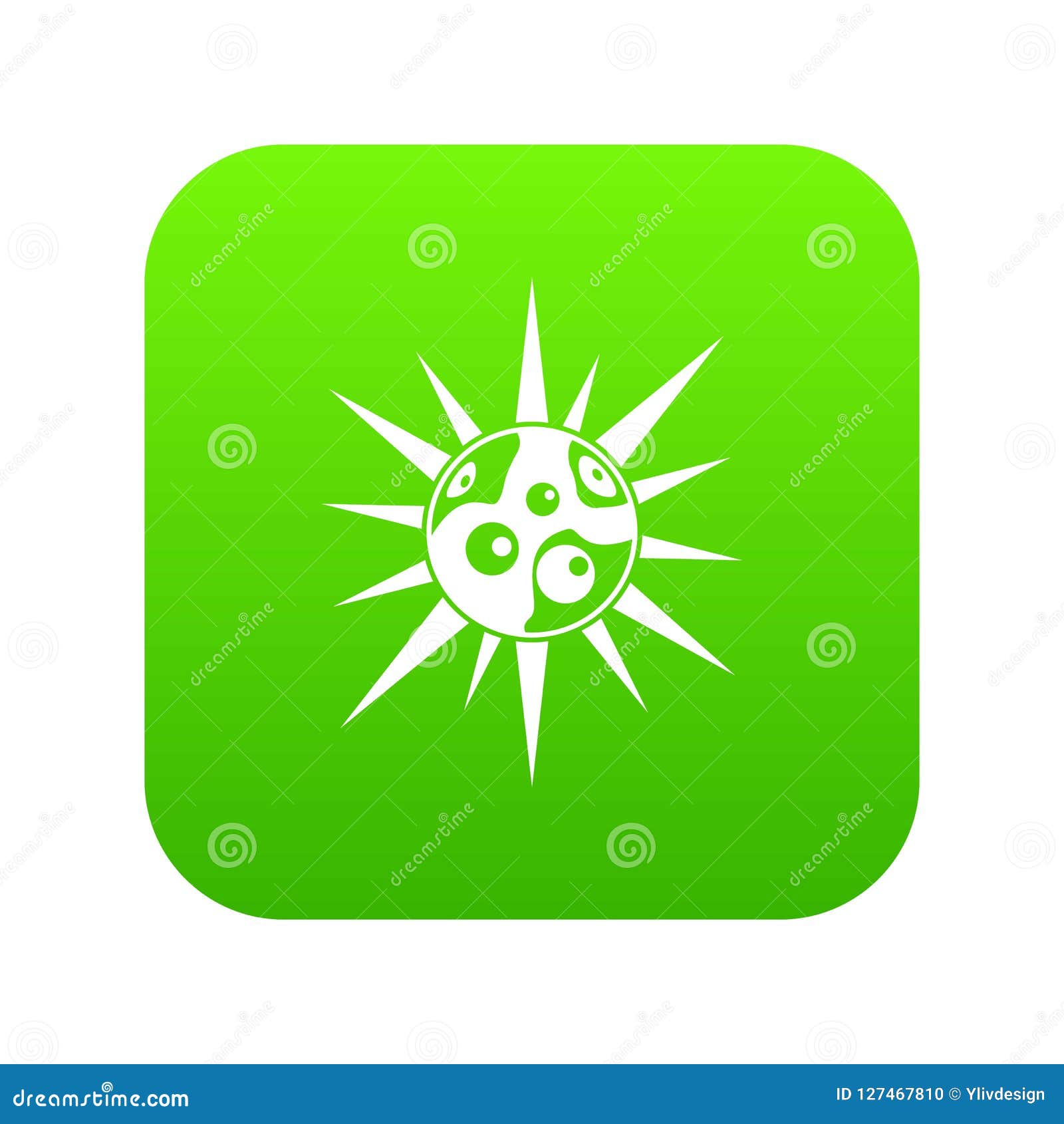 Round Cell Sarcoma Of A Lymphatic Gland, Vintage Engraving Vector ...