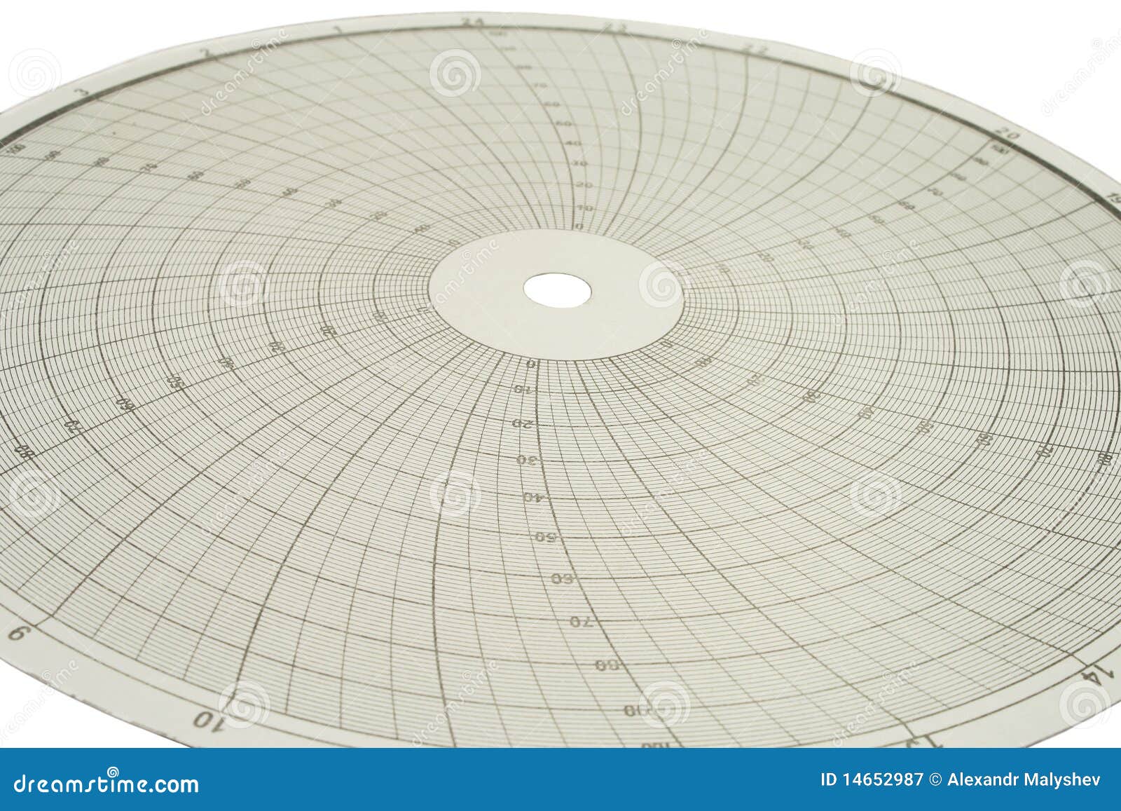 Round Chart. stock image. Image of gridlines, recorders - 14652987