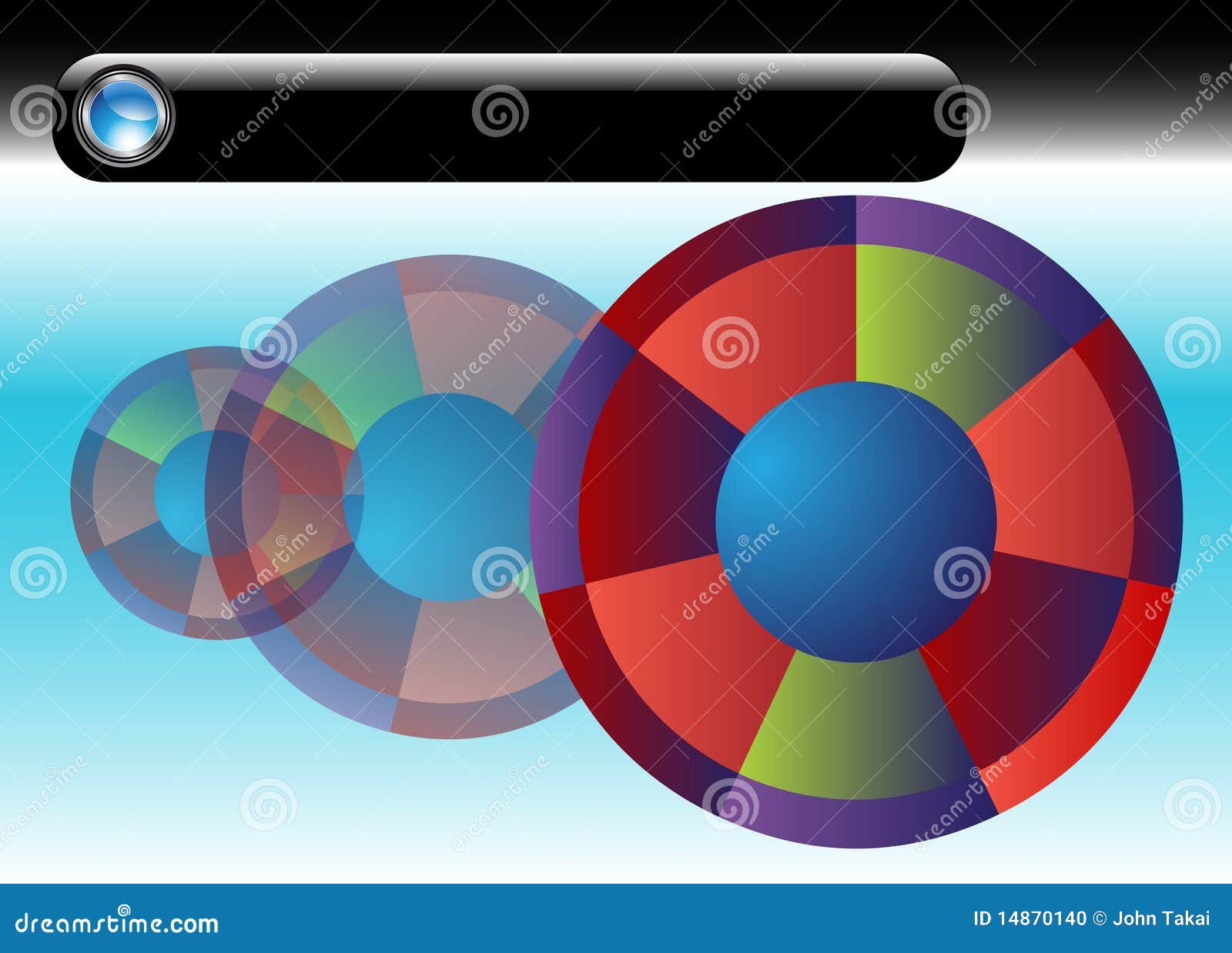 Round Chart Vector Illustration | CartoonDealer.com #37750518