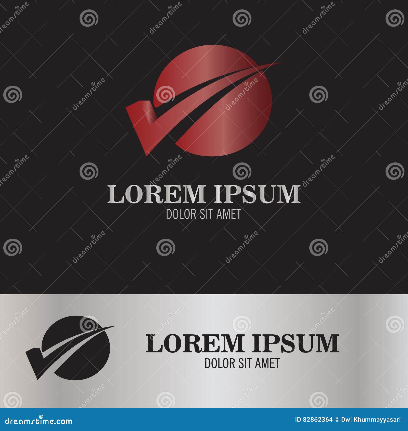 Round check logo stock vector. Illustration of abstract - 82862364