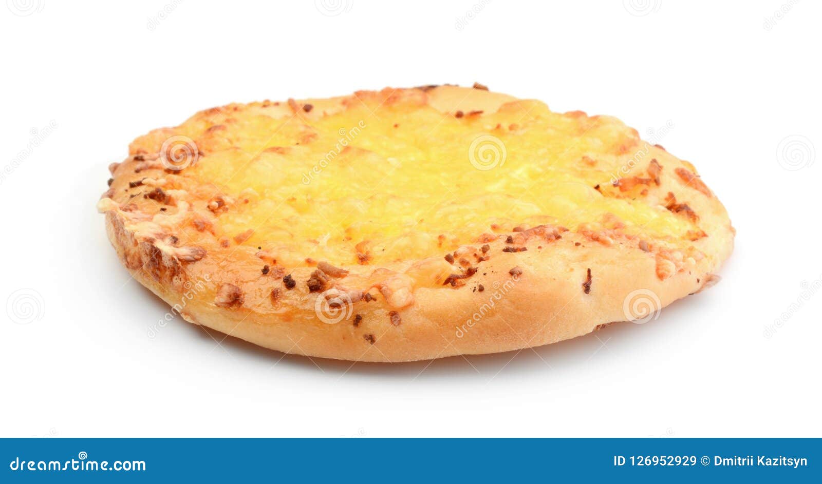 Cheese Bread Isolated on White Stock Image - Image of cheesy, health ...