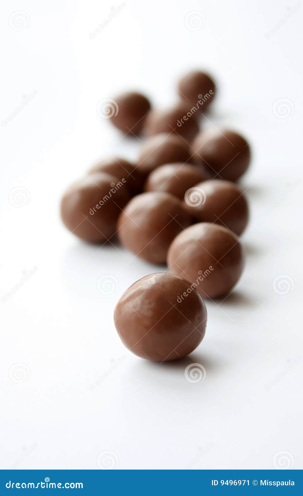 Round chocolates stock image. Image of consume, sweets - 9496971
