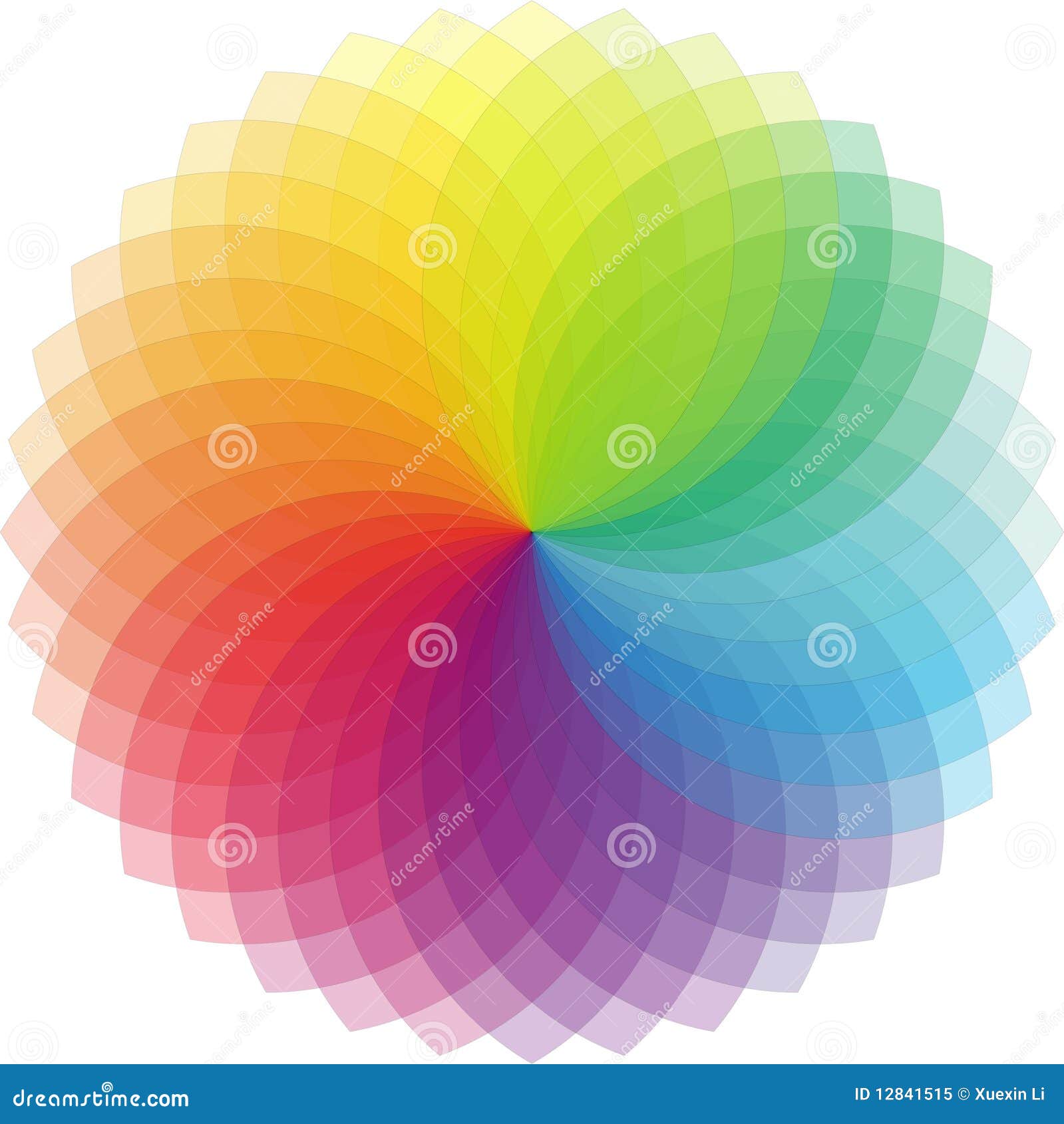 Round chromatogram stock illustration. Illustration of colorful - 12841515