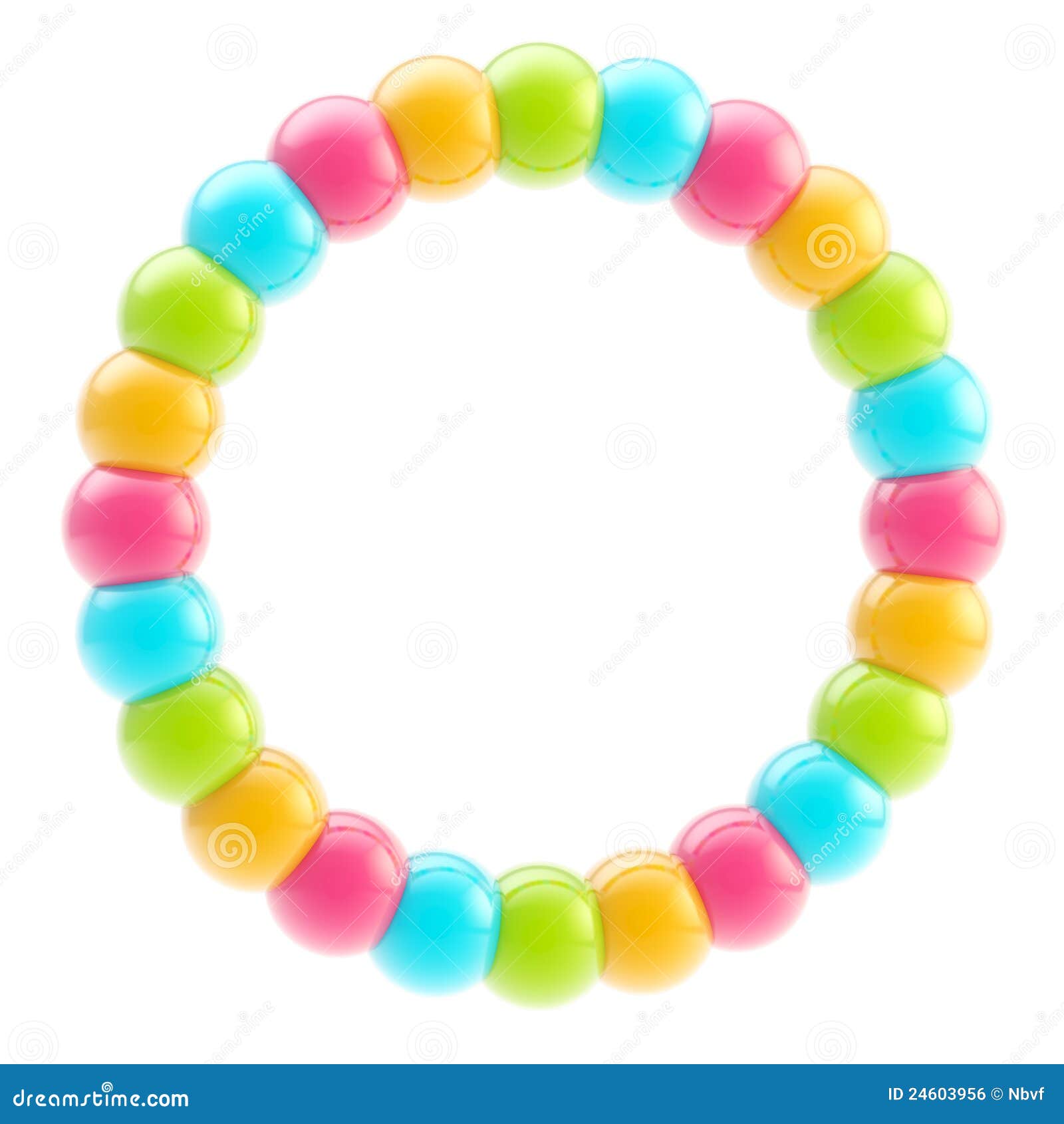 Round Circle Colorful Frame Isolated Stock Photo - Image of circle ...