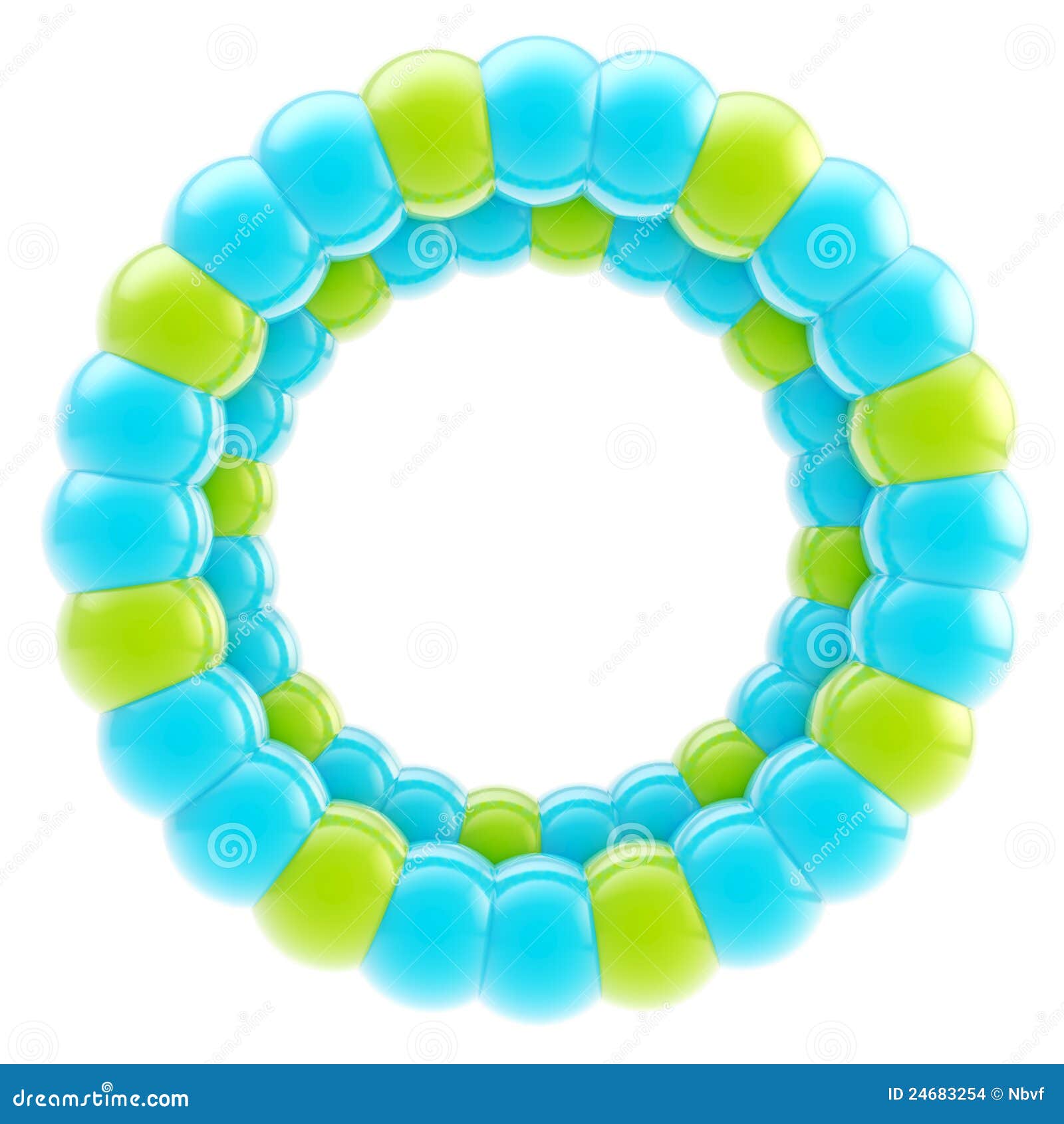 Round Circle Colorful Frame Isolated Stock Images - Image: 24683254