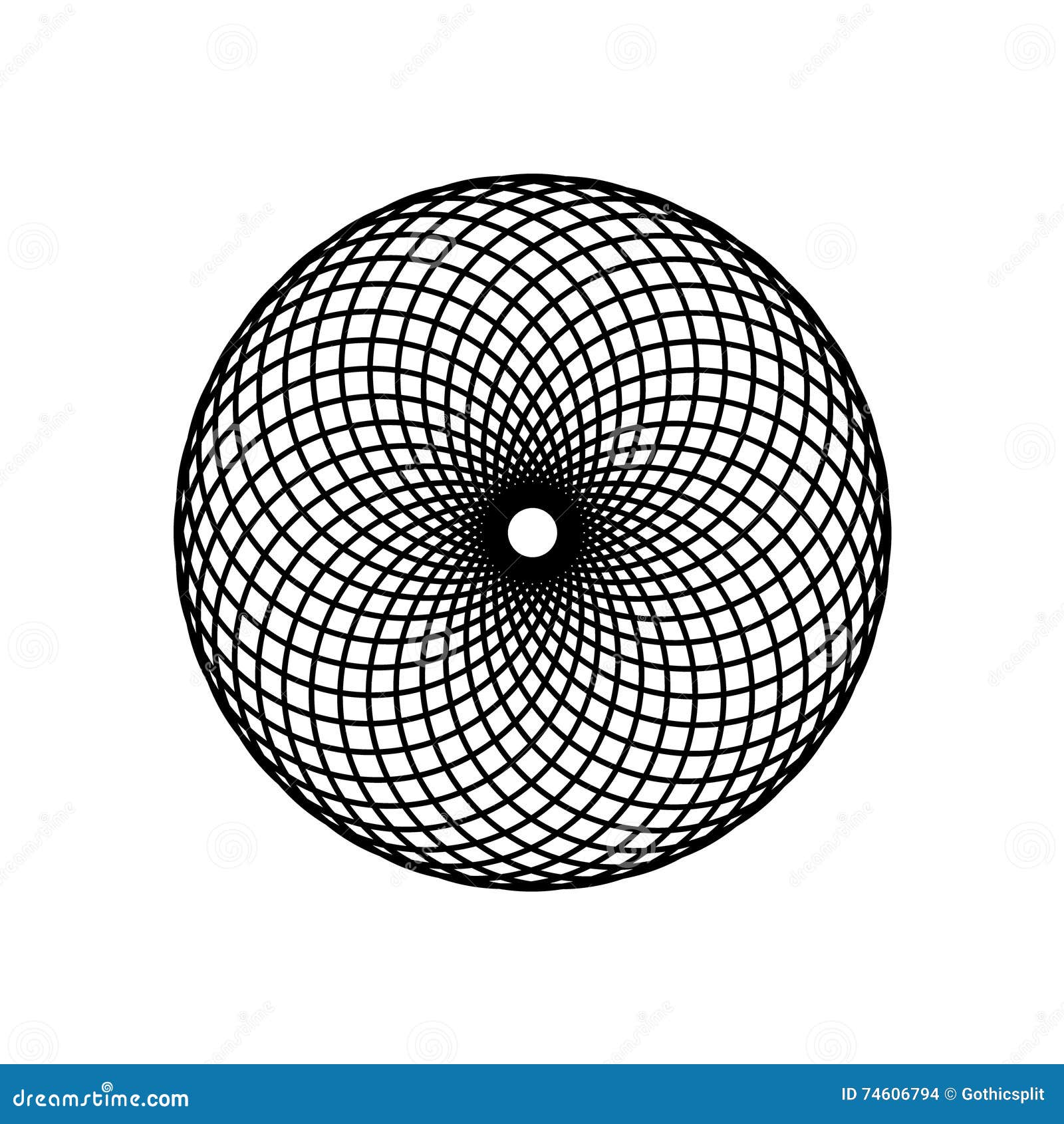 Round circle element. stock vector. Illustration of abstract - 74606794