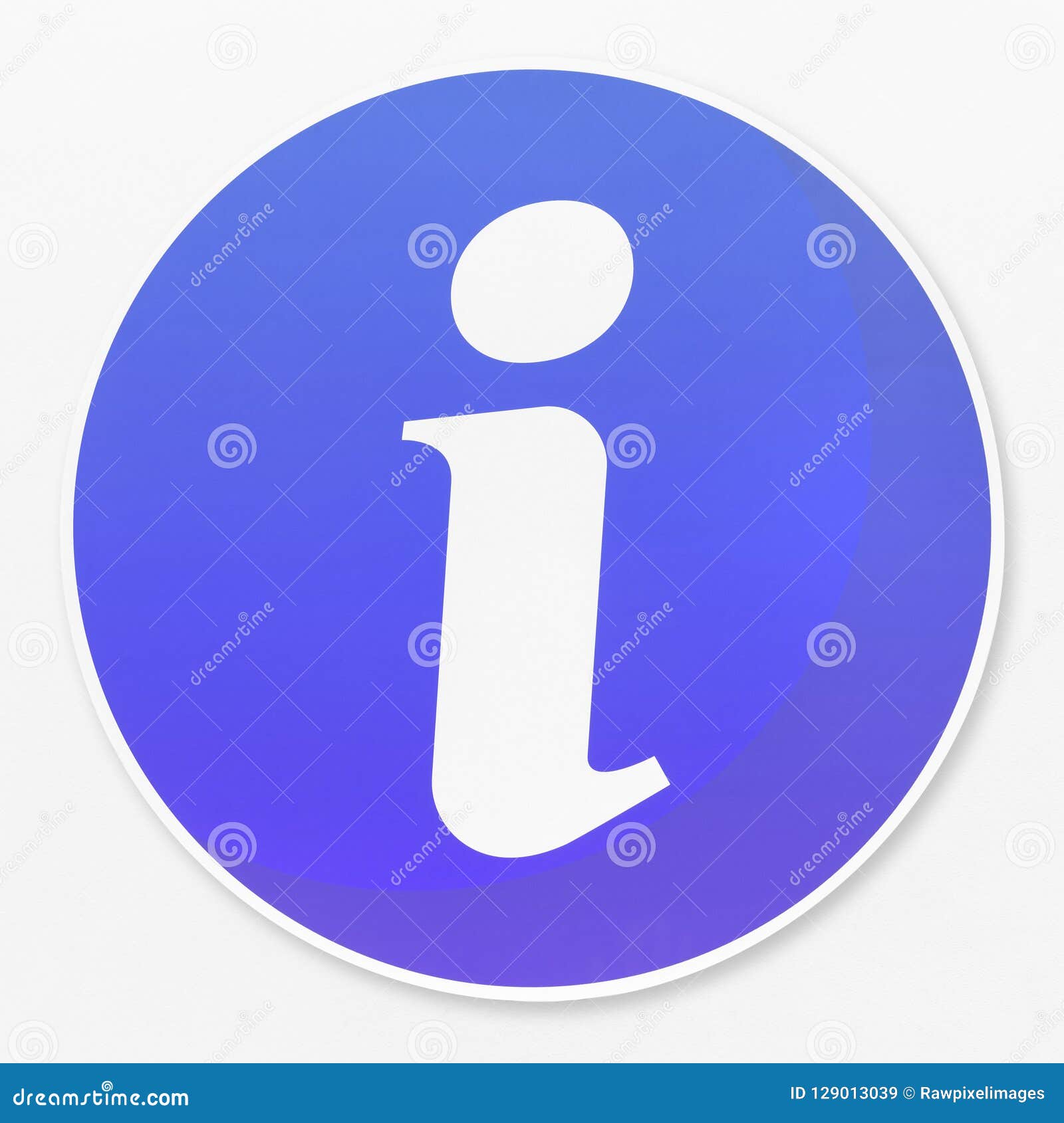 Round Circle Information Icon Vector Illustration Stock Illustration ...